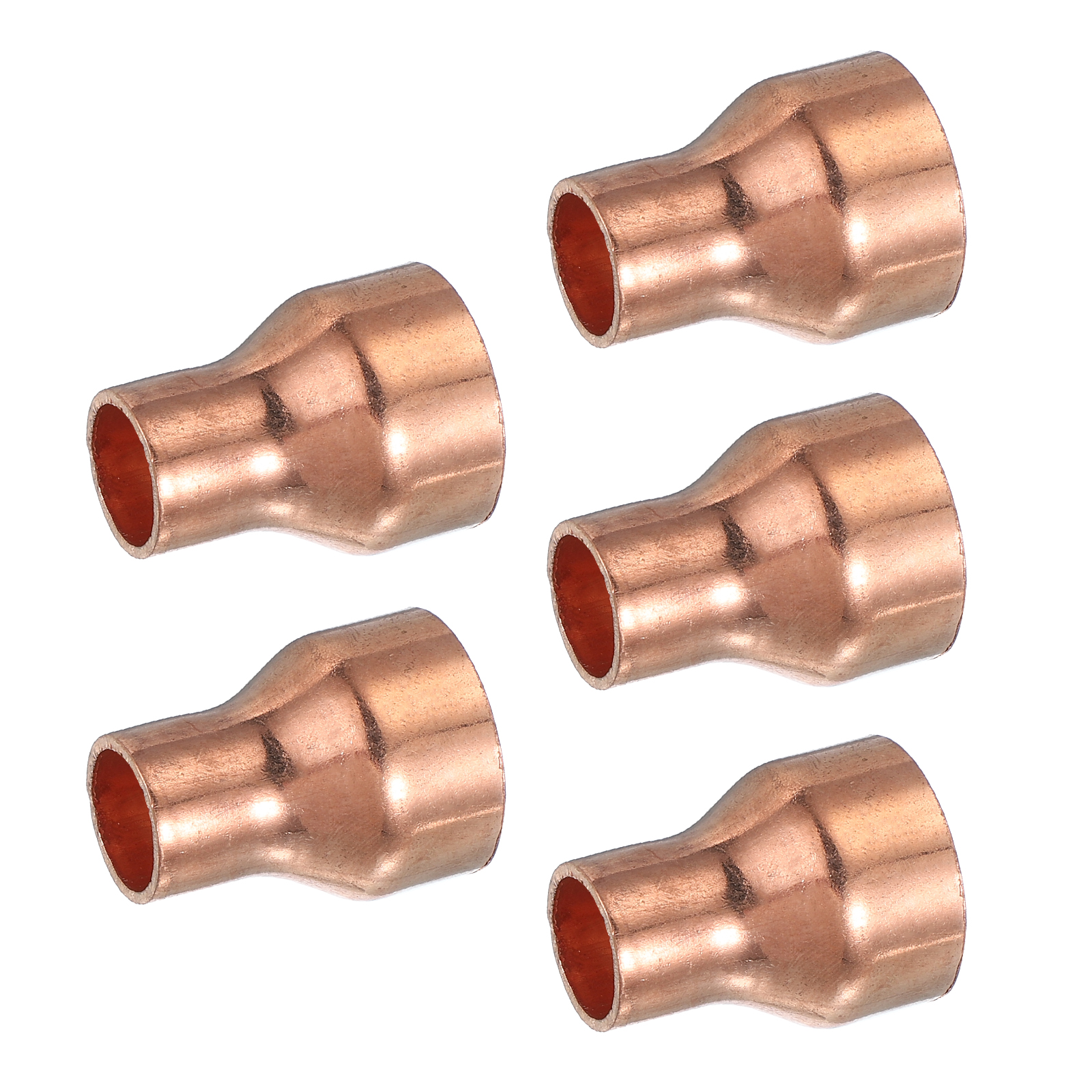 Uxcell Copper Reducer, Reducing Copper Coupling Pressure Fitting Pipes ...