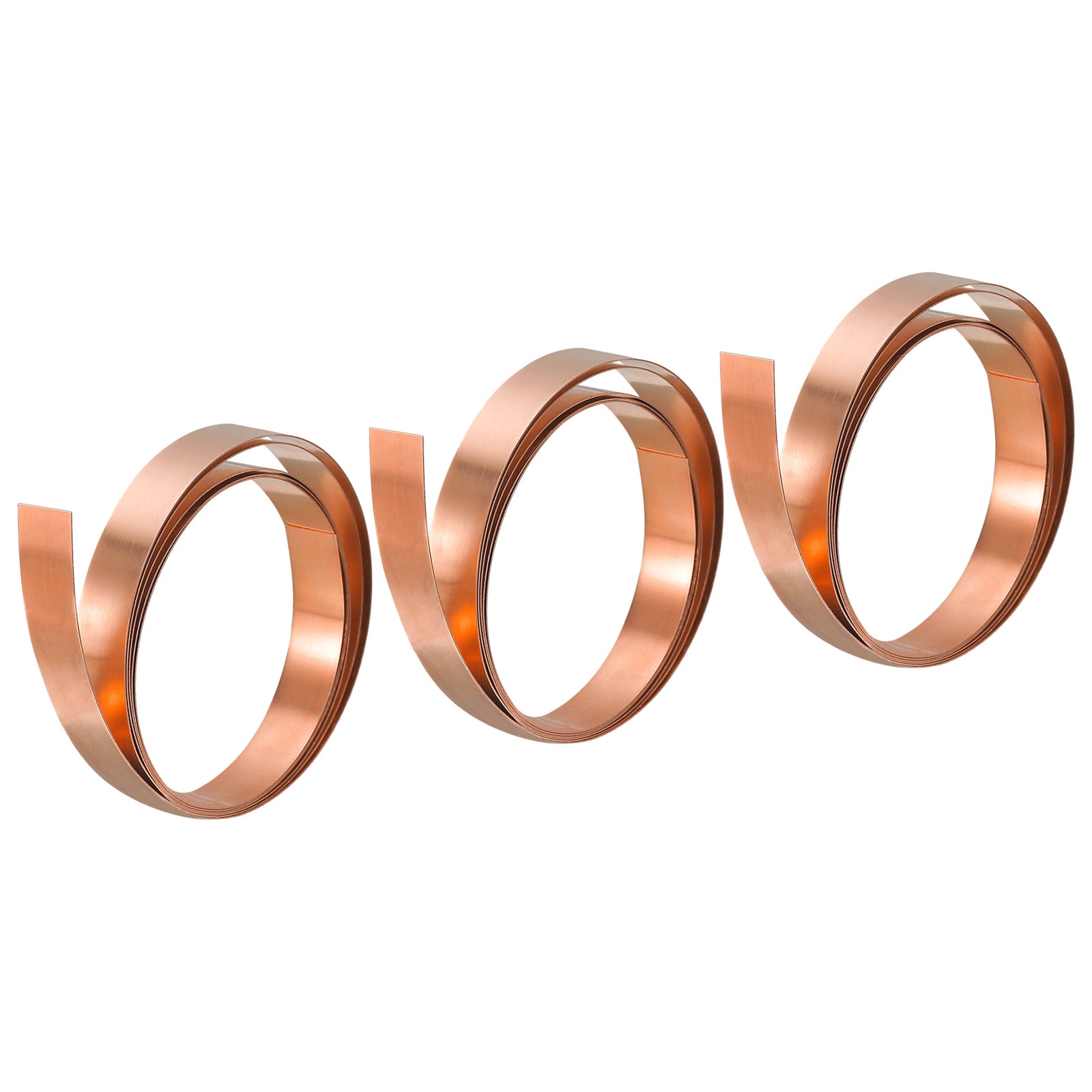 Uxcell Copper Thin Foil Roll Sheet, 0.1x10x1000mm Pure Copper Foil ...