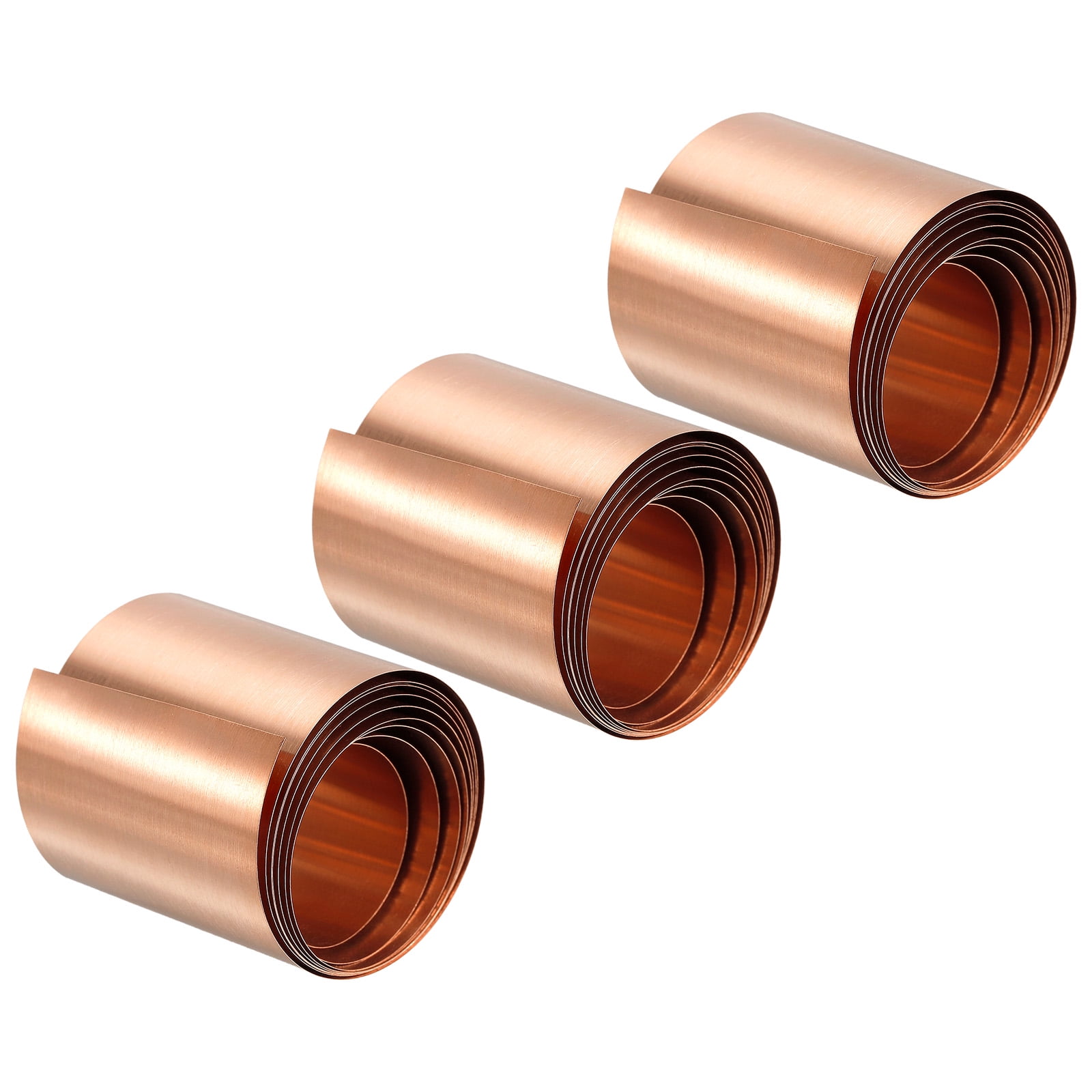 Uxcell Copper Thin Foil Roll Sheet, 0.1x40x1000mm Pure Copper Foil ...