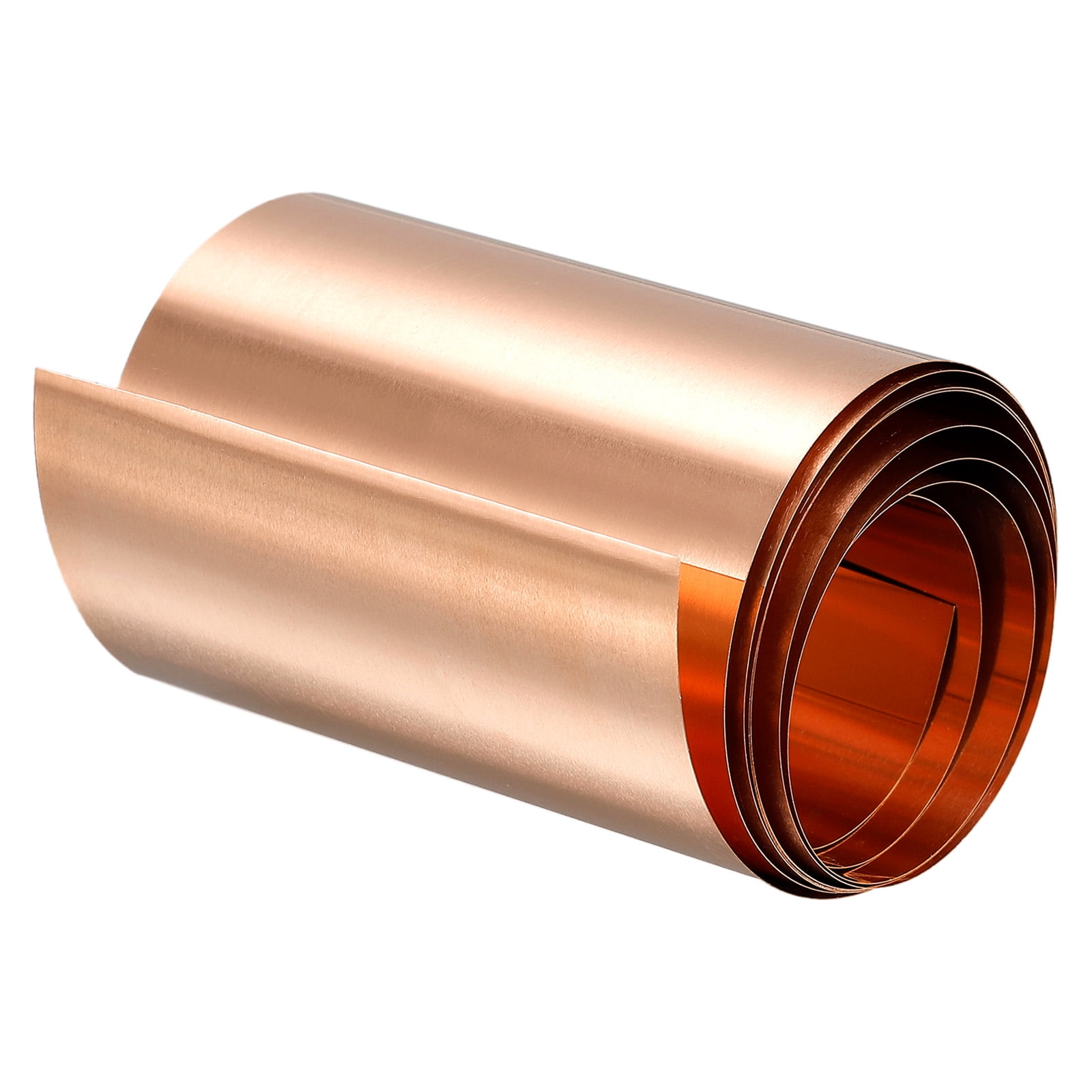 Uxcell Copper Thin Foil Roll Sheet, 0.1x60x1000mm Pure Copper Foil ...