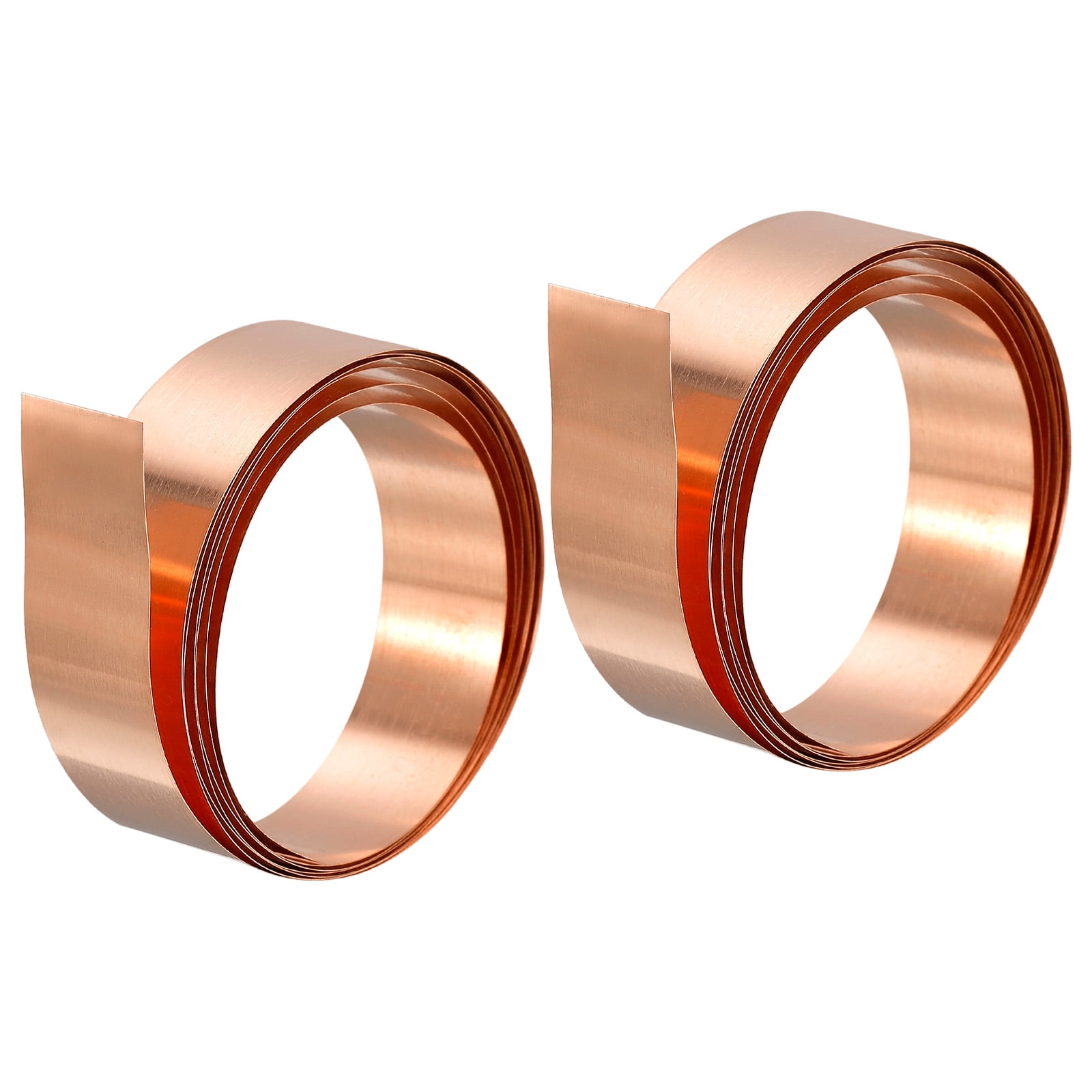 Uxcell Copper Thin Foil Roll Sheet, 0.2x15x1000mm Pure Copper Foil ...