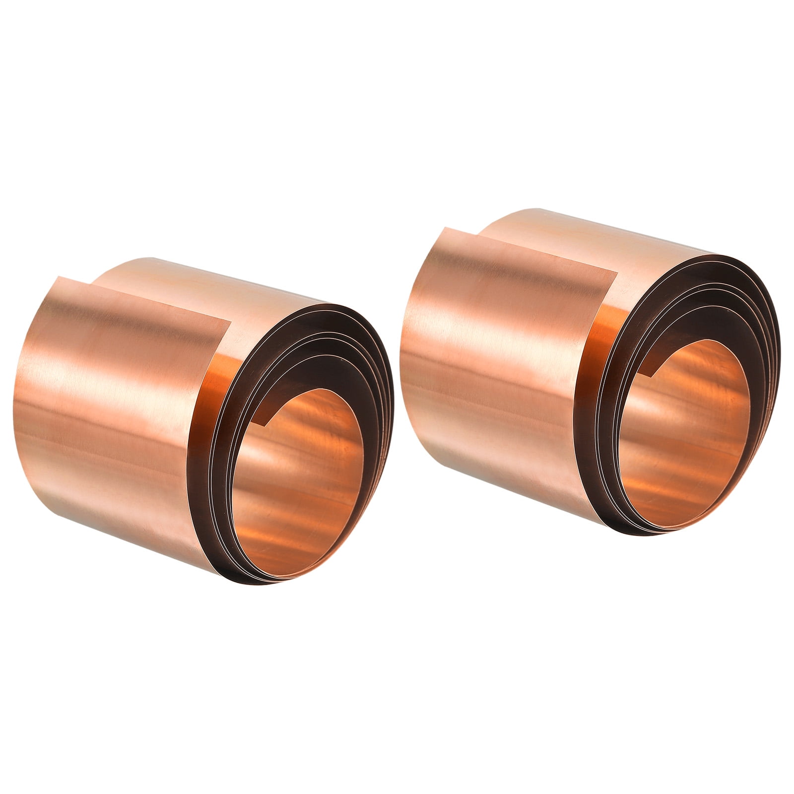 Uxcell Copper Thin Foil Roll Sheet, 0.2x50x1000mm Pure Copper Foil ...