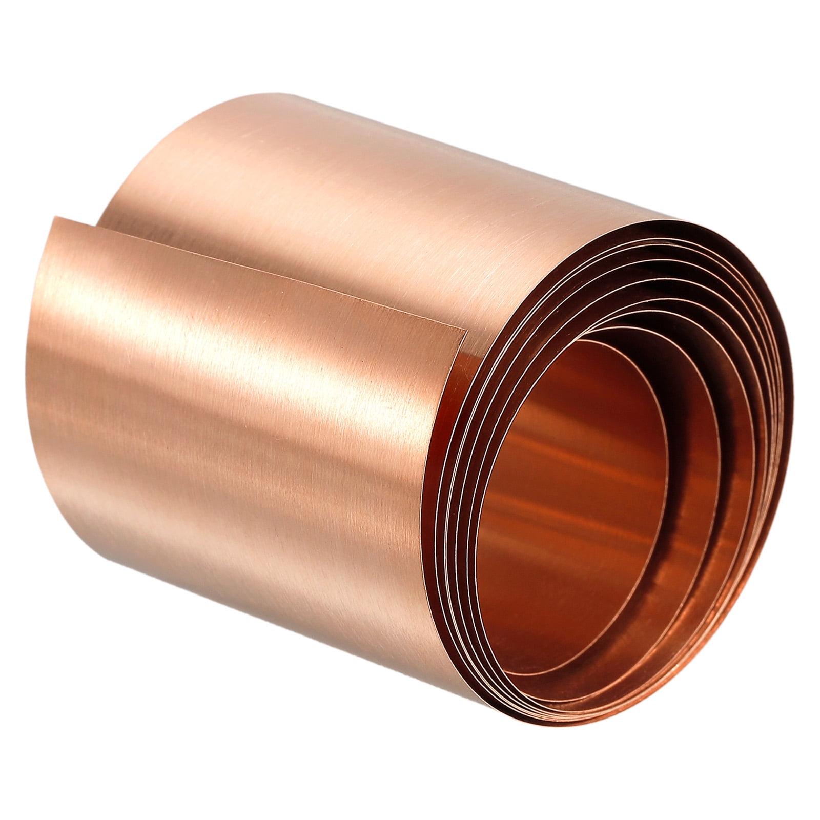 Uxcell Copper Thin Foil Roll Sheet, 0.3x40x1000mm Pure Copper Foil ...
