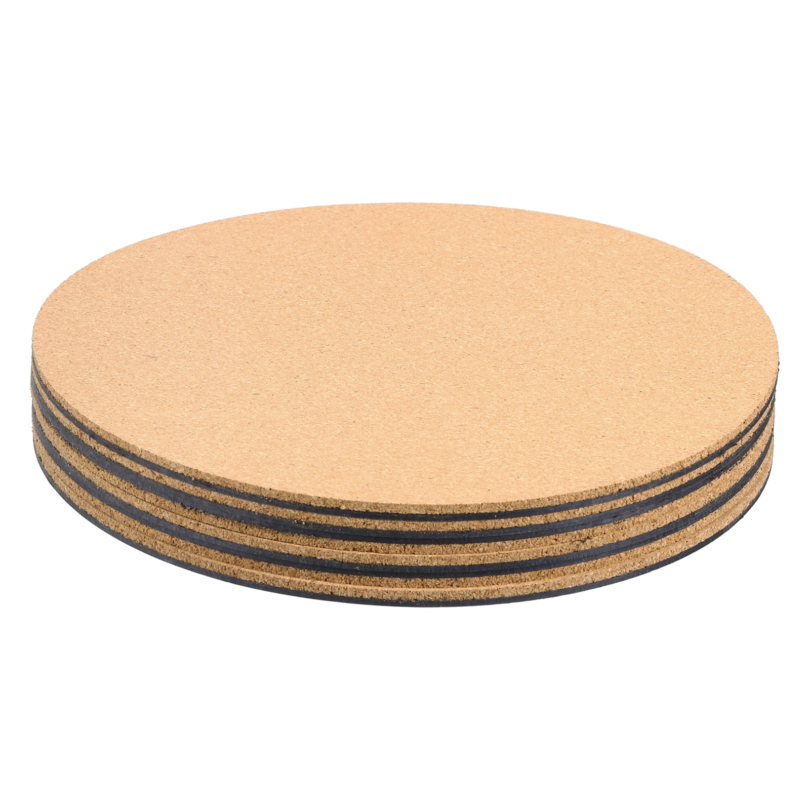 Uxcell Cork Coasters, 8 inch Round Cork Trivet Cork Plant Coasters Desk ...