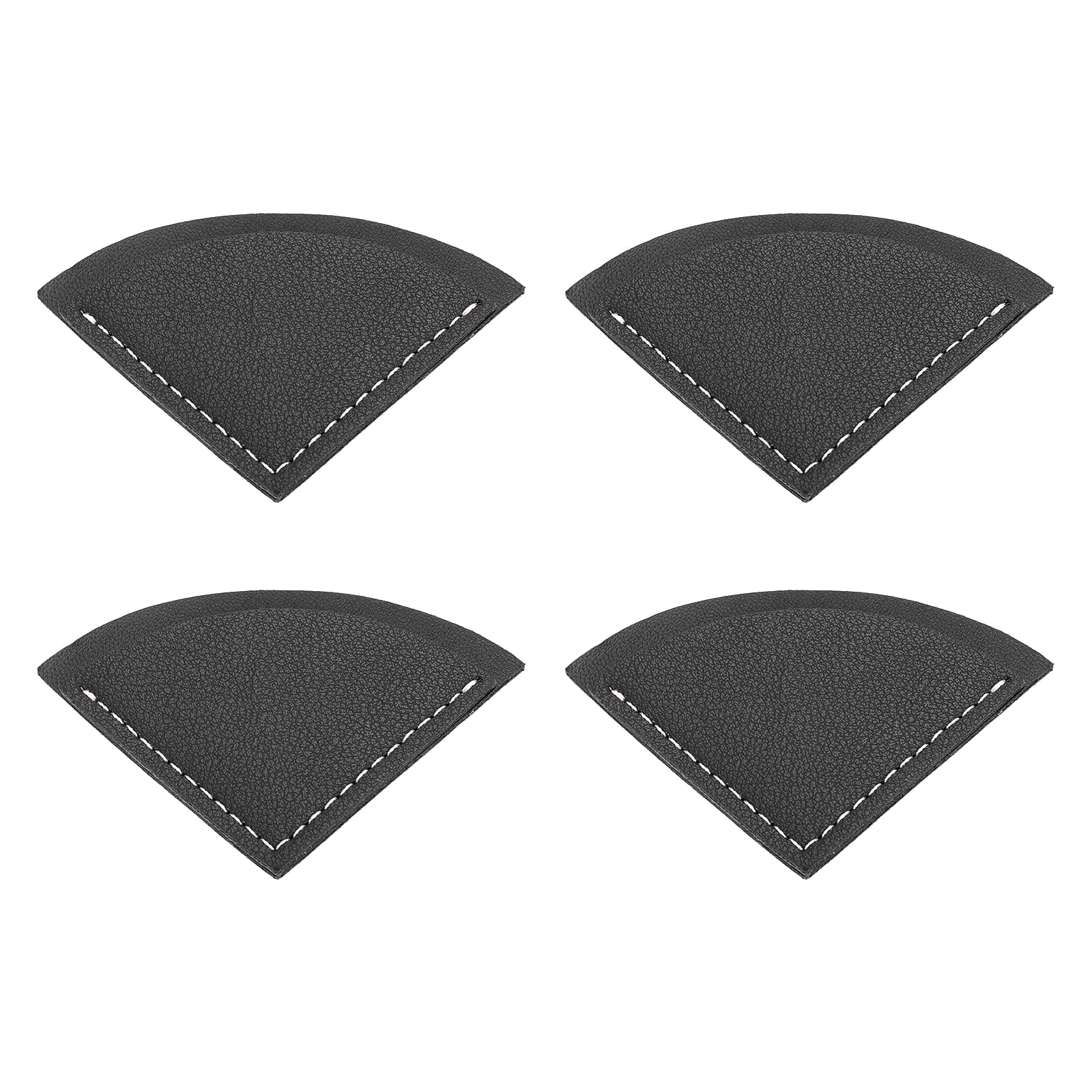 Uxcell Corner Bookmarks Book Marks Paper Page Markers Clip PU Leather ...