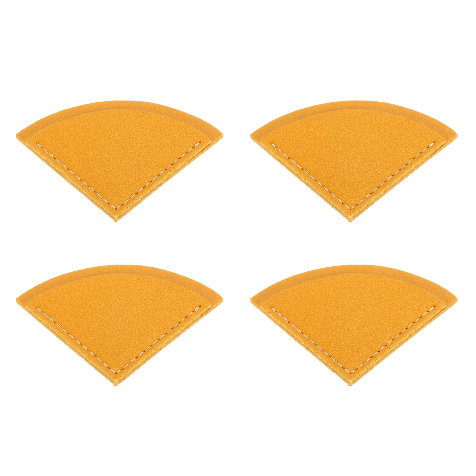 Uxcell Corner Bookmarks Book Marks Paper Page Markers Clip PU Leather ...