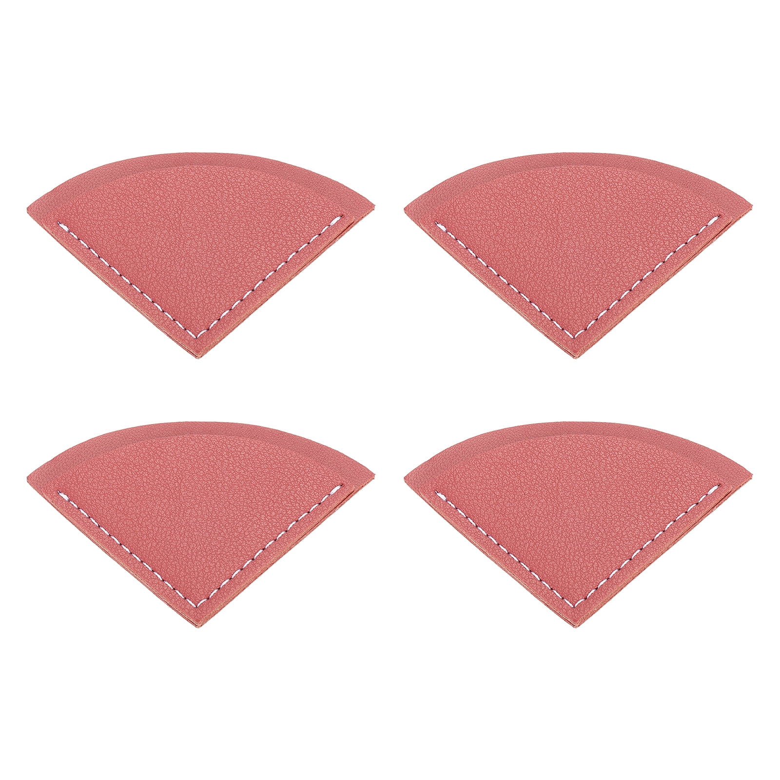 Uxcell Corner Bookmarks Book Marks Paper Page Markers Clip PU Leather ...