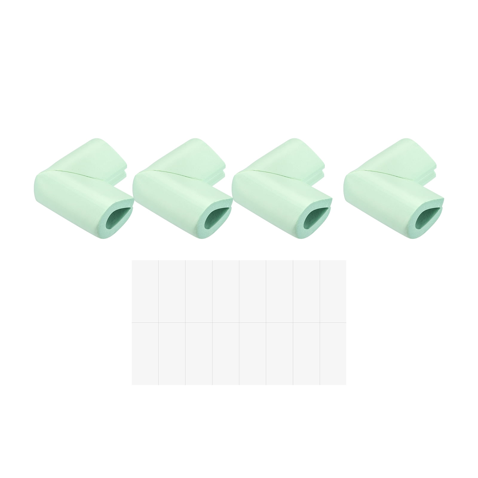 Uxcell Corner Guards Edge Protectors, 24Pack U Foam Safety Bumper W ...