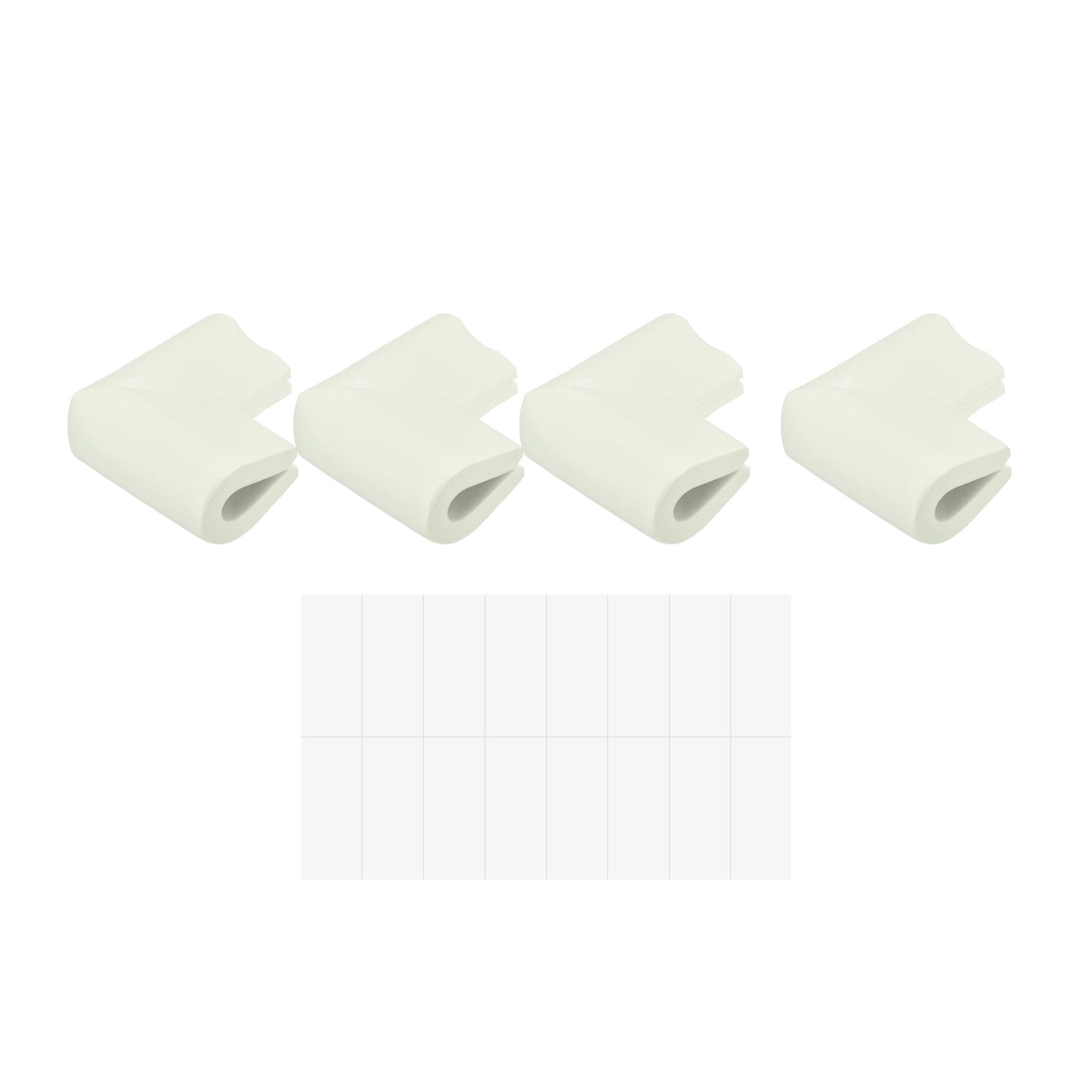 Uxcell Corner Guards Edge Protectors, 8Pack U Foam Safety Bumper W Self ...