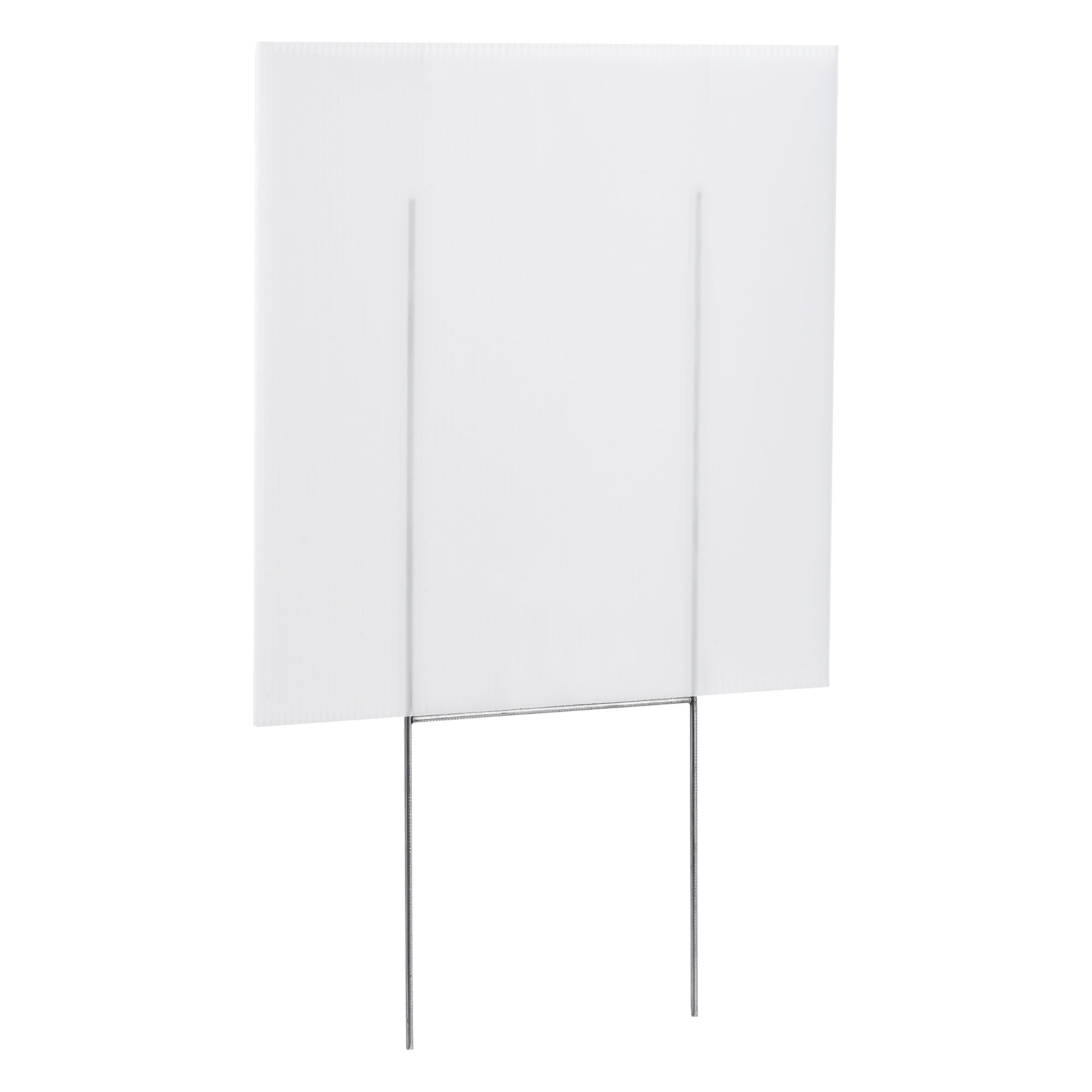 Uxcell Corrugated Sign Board Plastic Plate Sheet White Blank Signboard ...