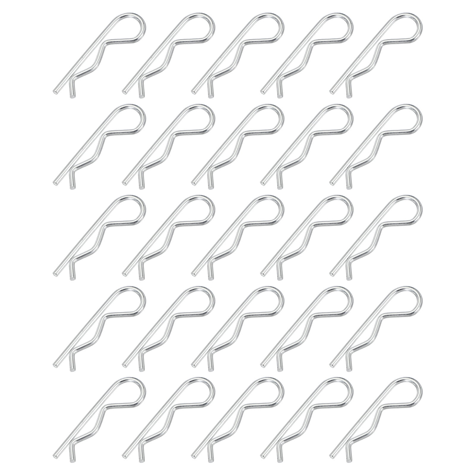 Uxcell Cotter Pin Assortment Kit, Heavy Duty R Clips Hardware Pin ...