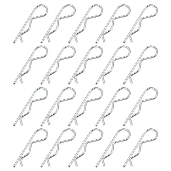 Uxcell Cotter Pin Assortment Kit, Heavy Duty R Clips Hardware Pin ...