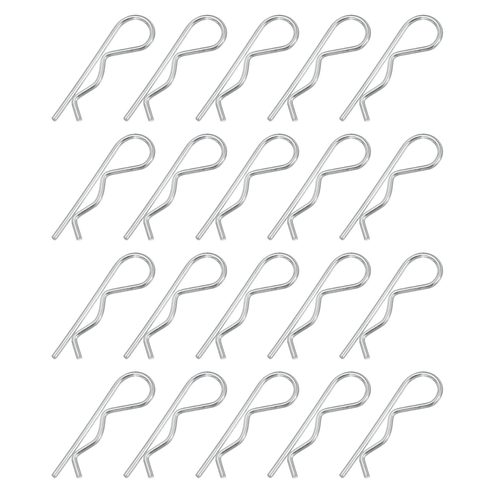 Uxcell Cotter Pin Assortment Kit, Heavy Duty R Clips Hardware Pin ...