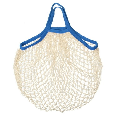 Uxcell Cotton Mesh Bag, 15x13.8" Reusable Mesh Net String Grocery Bags ...