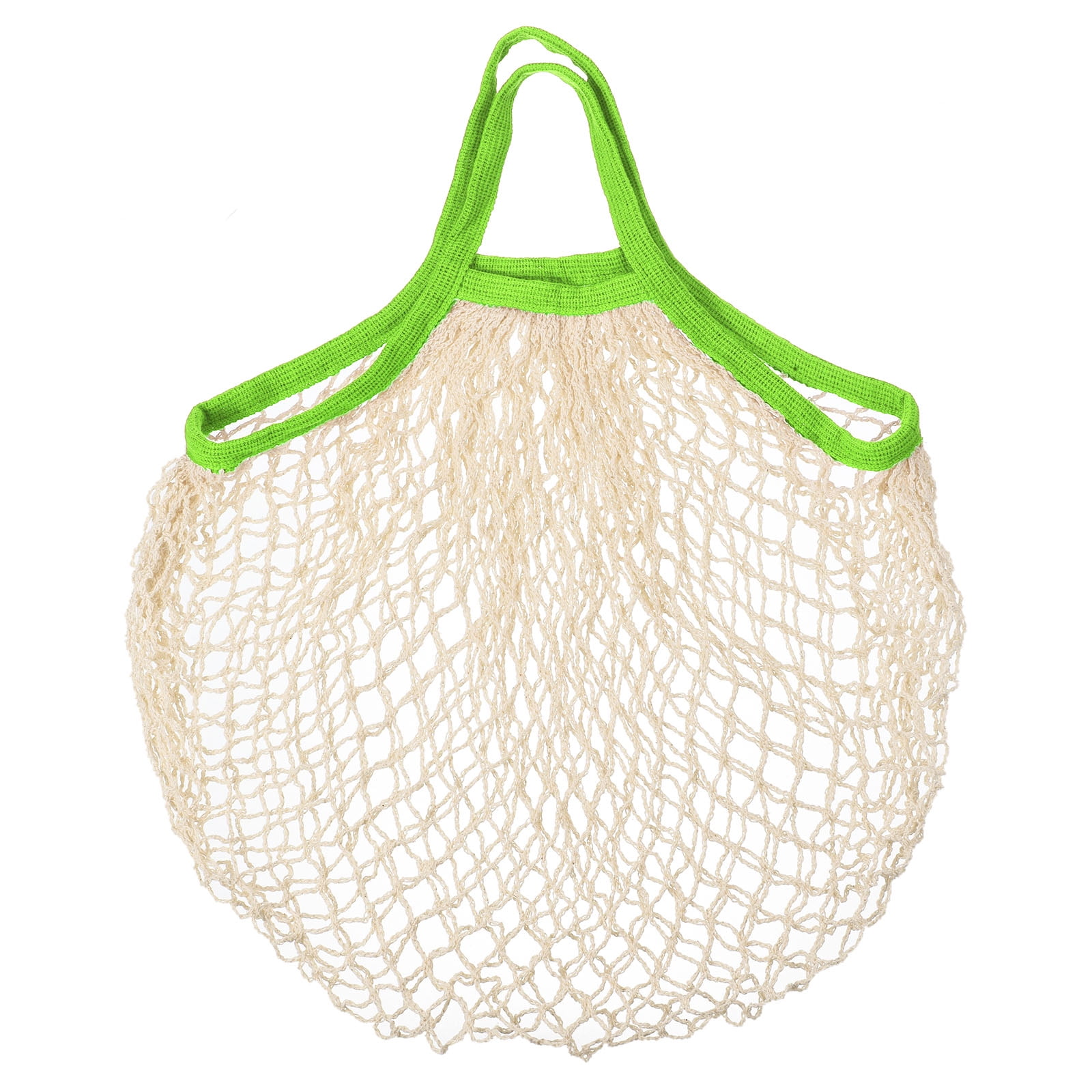 Uxcell Cotton Mesh Bag, 14.2x13.8" Reusable Mesh Net String Grocery ...
