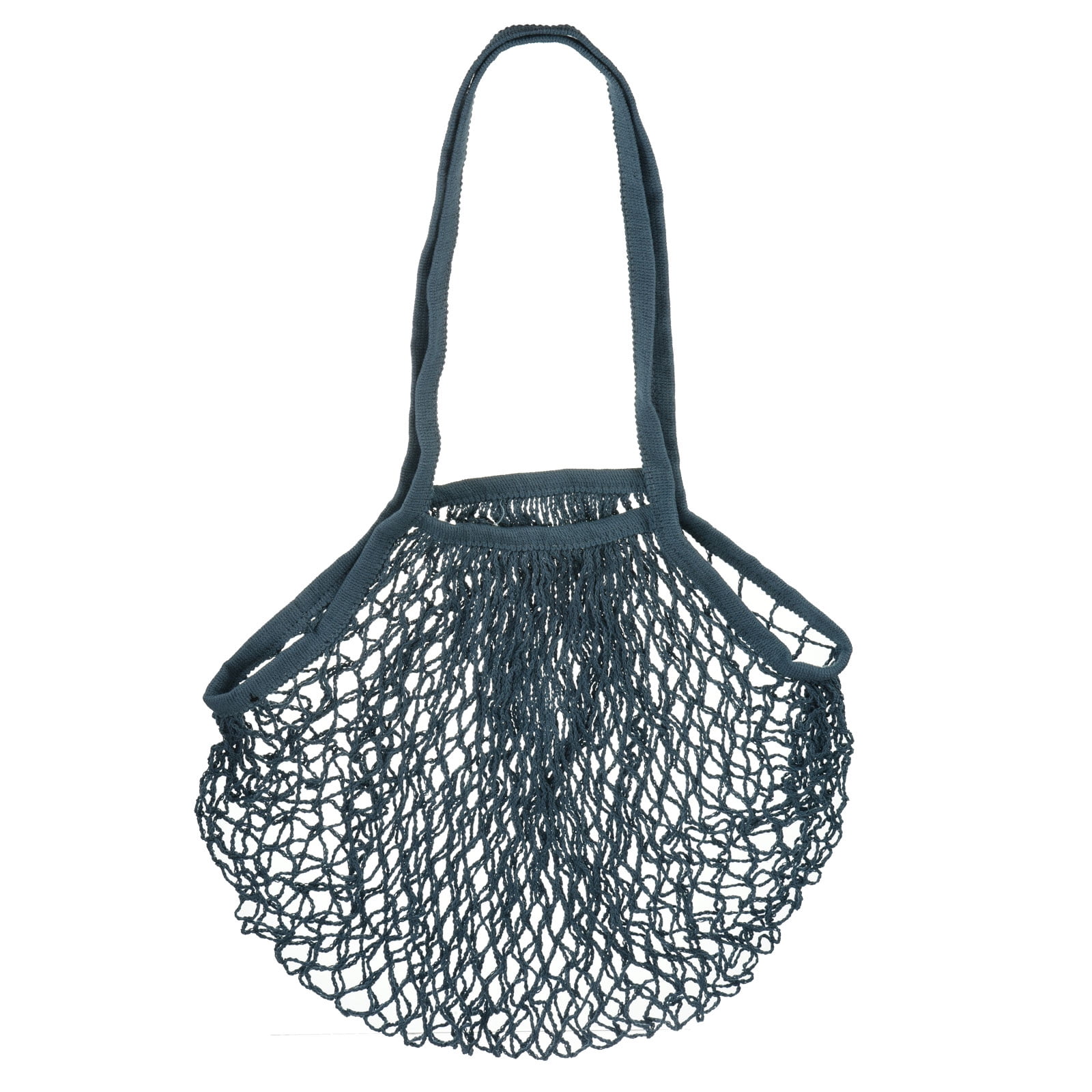 Uxcell Cotton Mesh Bag, 14.96x12.2" Long Handle Reusable Mesh Net ...