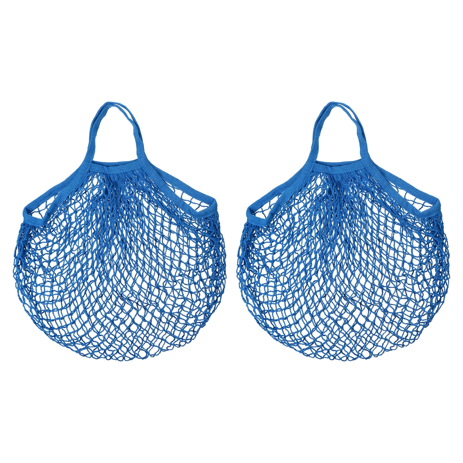 Uxcell Cotton Mesh Bag, 15x13.8" Reusable Mesh Net String Grocery Bags ...