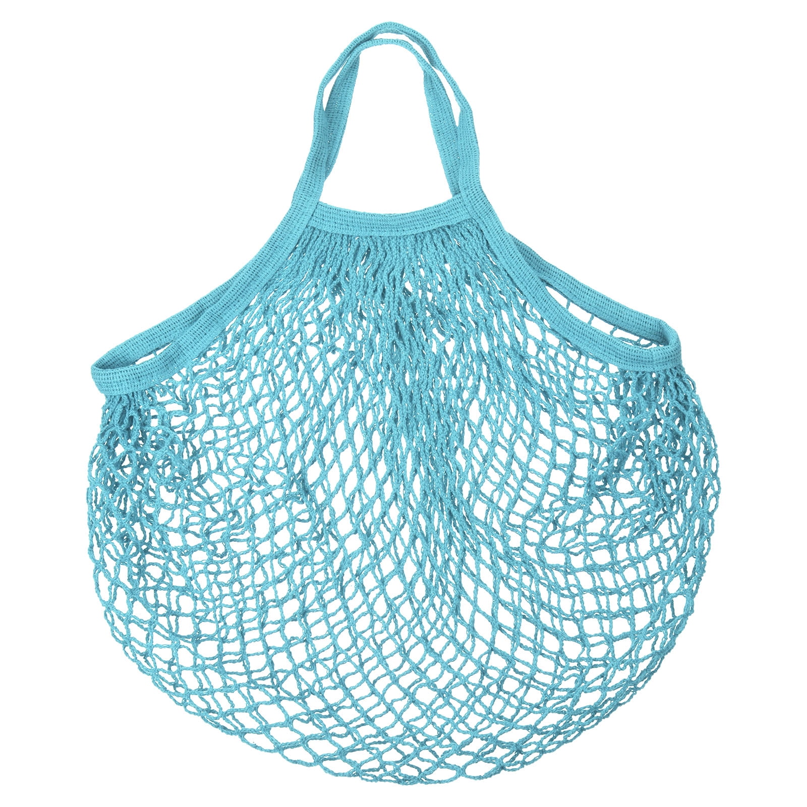 Uxcell Cotton Mesh Bag, 15x13.8" Reusable Mesh Net String Grocery Bags ...