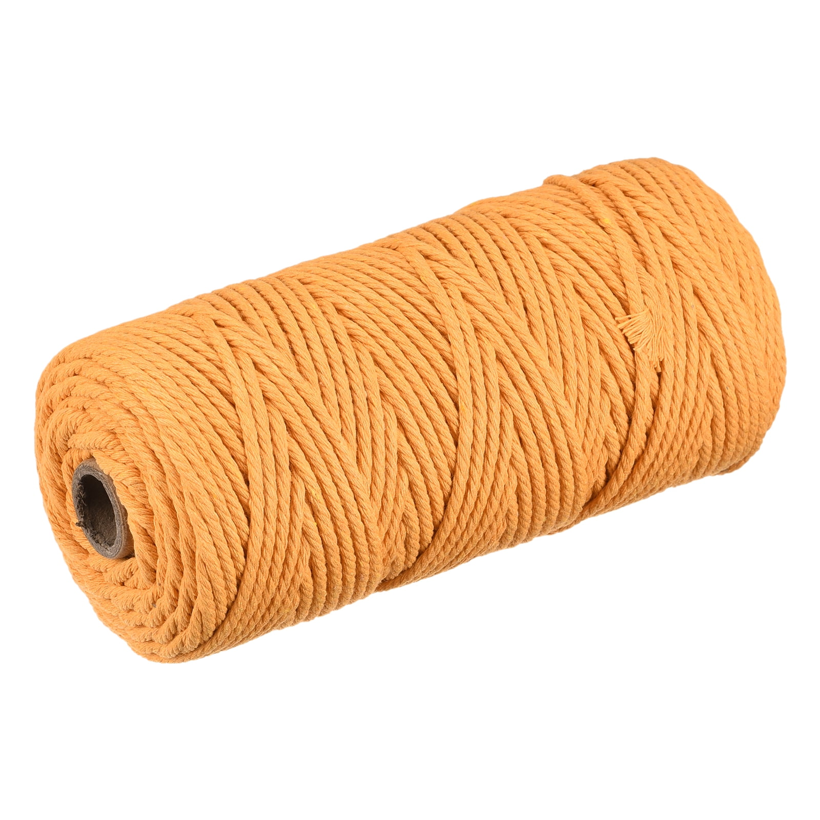Uxcell Cotton Rope Twine String Twisted Braided Cord, Bright Orange ...