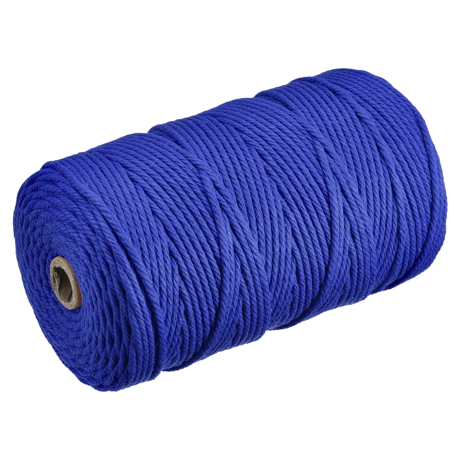 Uxcell Cotton Rope Twine String Twisted Braided Cord, Sapphire Blue ...