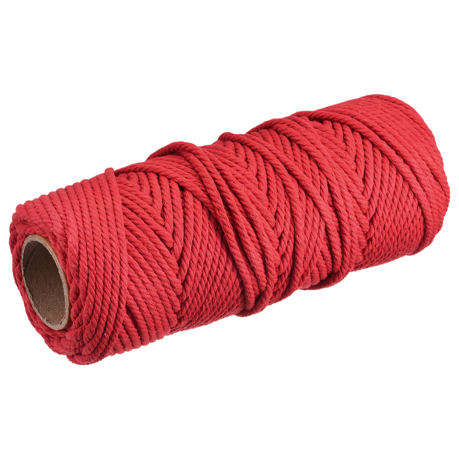 Uxcell Cotton Rope Twine String Twisted Cord, Red 50m/54 Yard for Wall ...