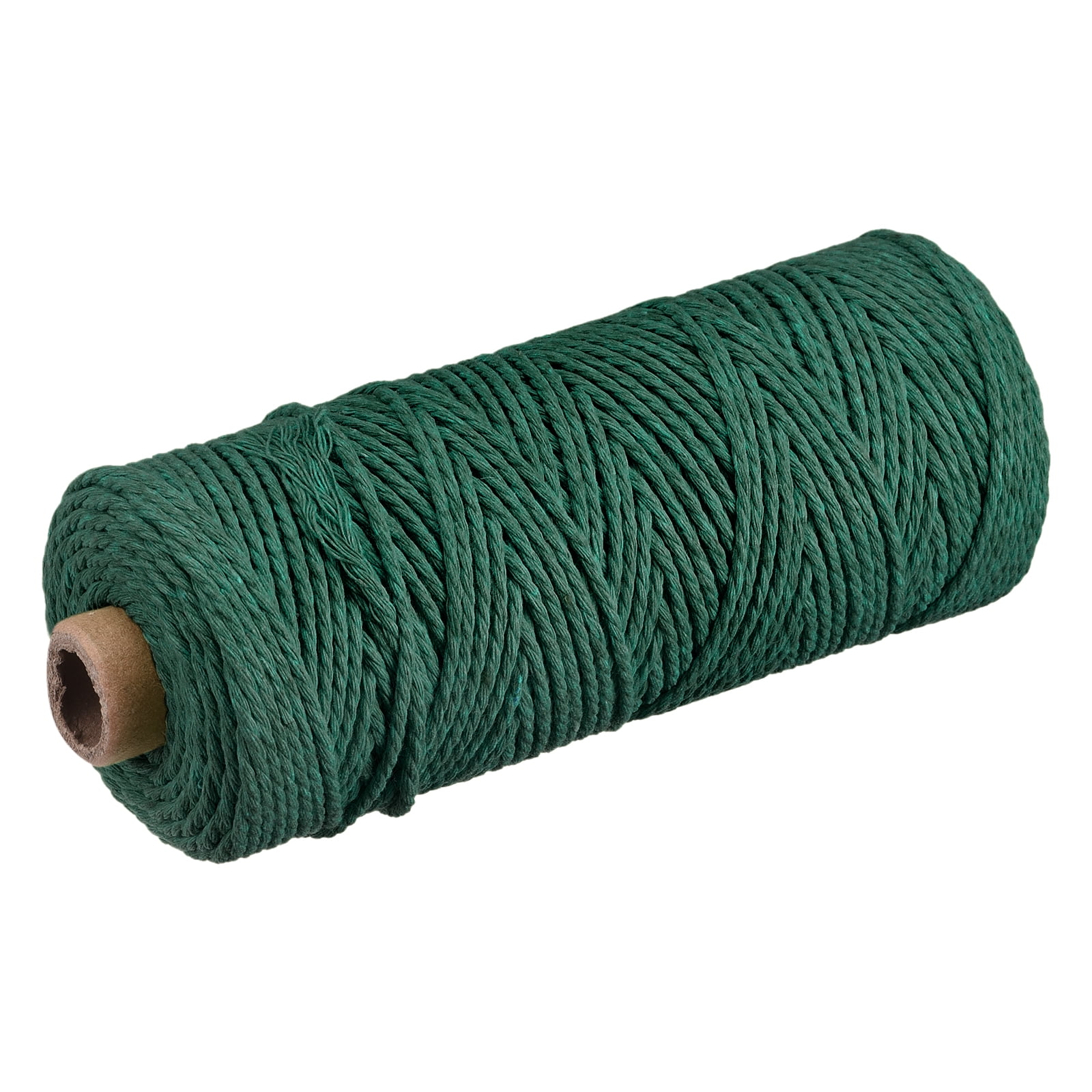 Uxcell Cotton Rope Twisted Braided Rope Cord, Army Green 100m/109 Yard ...