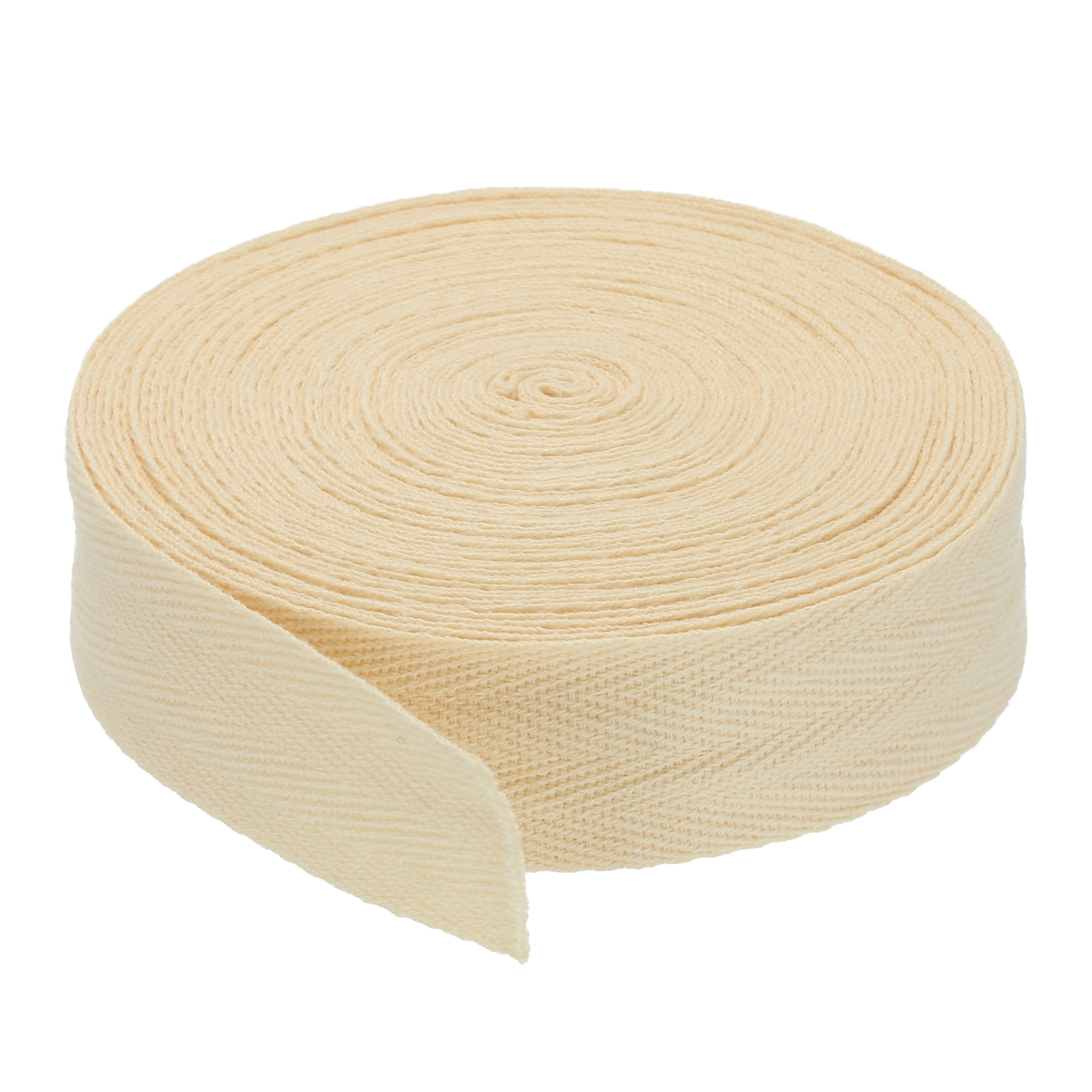 Uxcell Cotton Twill Tape Cotton Ribbon Bias Binding Tape Herringbone ...