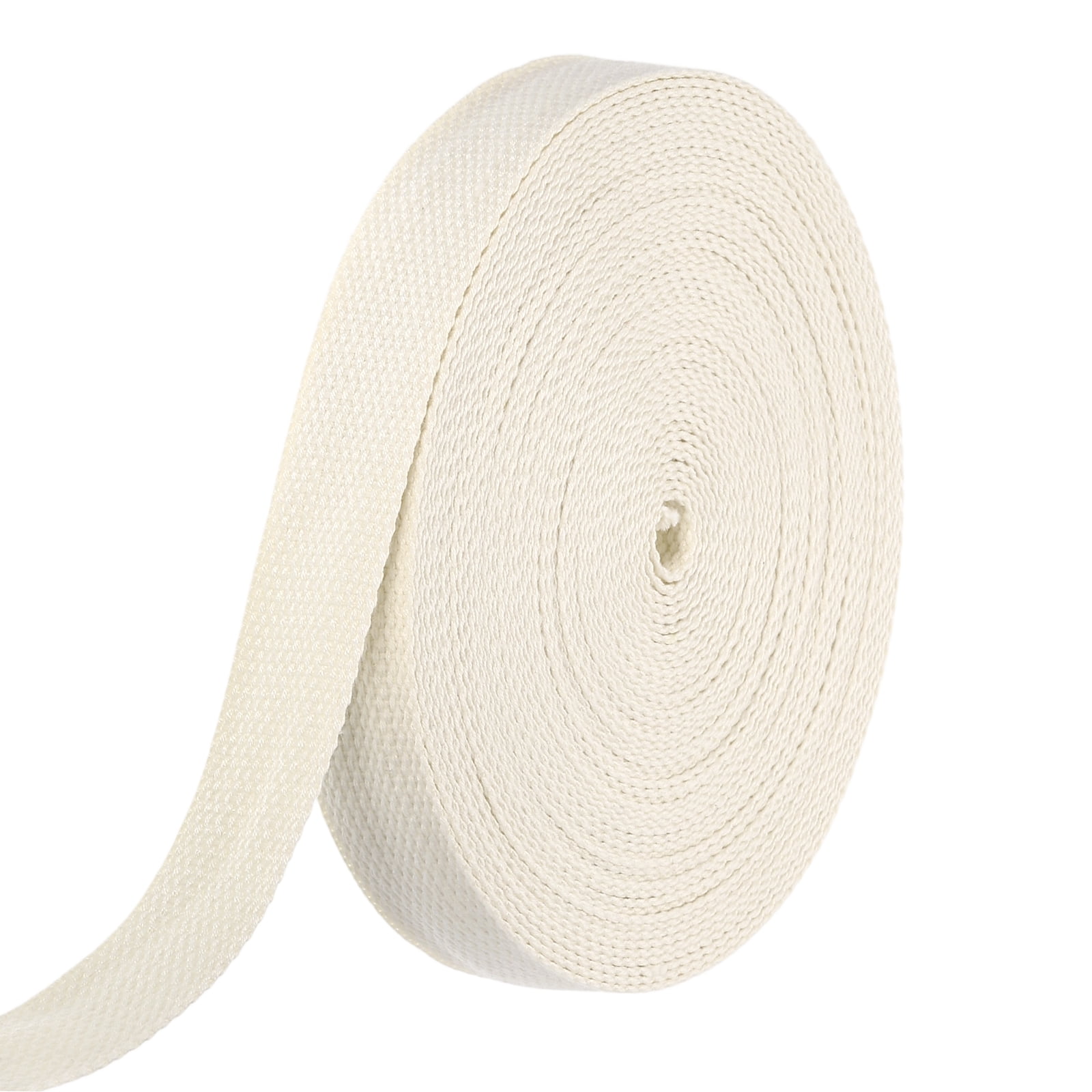 Uxcell Cotton Webbing 1 Inch 15.3 Yard Polyester Cotton Weave Webbing ...