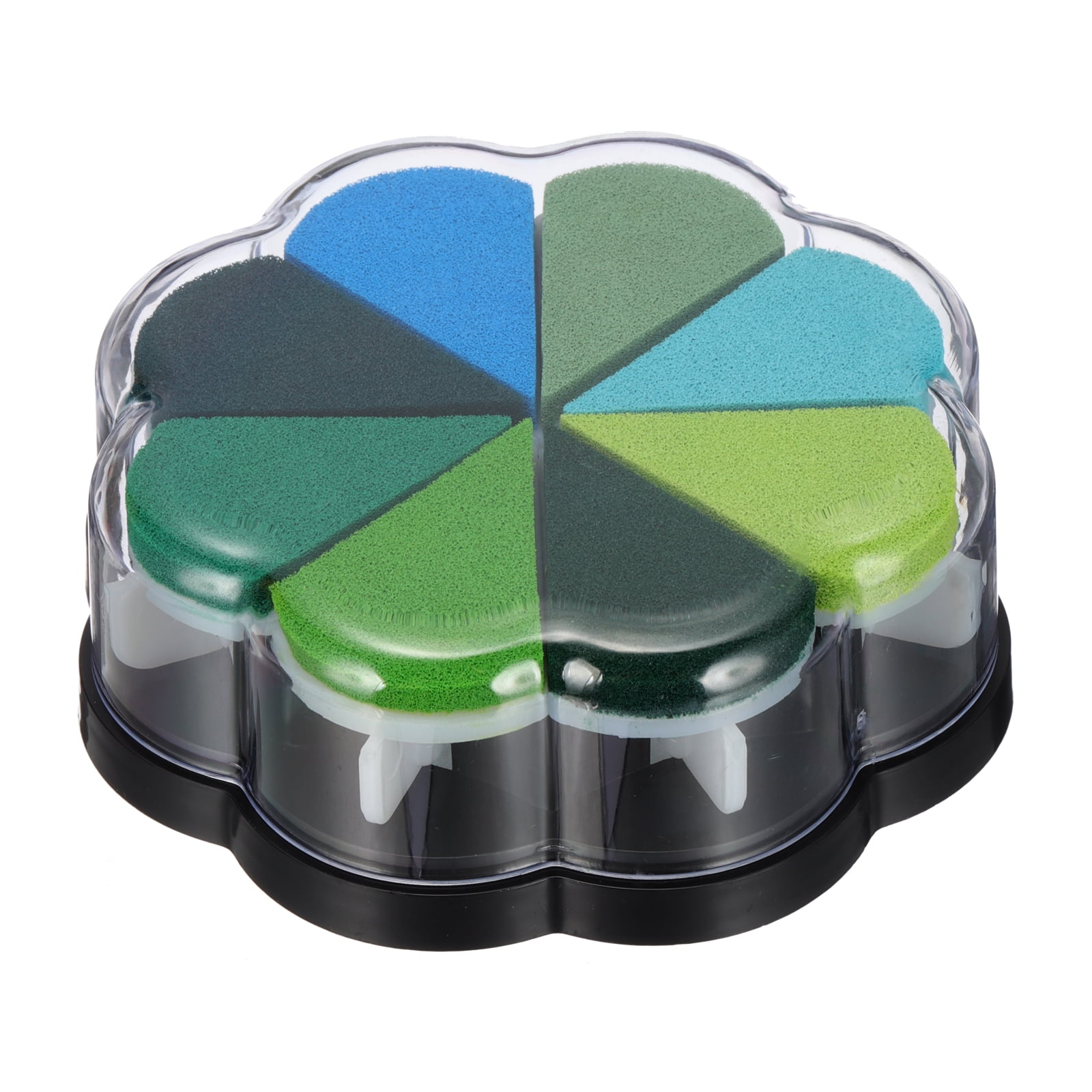 Uxcell Craft Ink Pad, Petal Shape Rainbow Finger Stamp Ink Pads Rubber ...