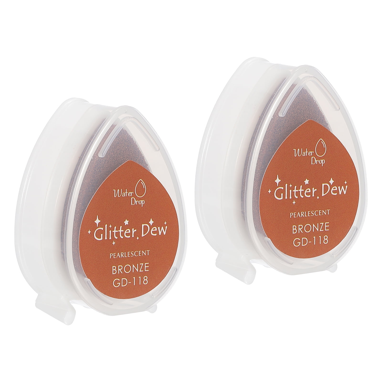 Uxcell Craft Ink Pads for Stamps, 2 Pcs Washable Finger Print Ink Stamp ...