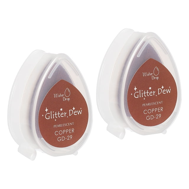 Uxcell Craft Ink Pads for Stamps, 2 Pcs Washable Finger Print Ink Stamp ...