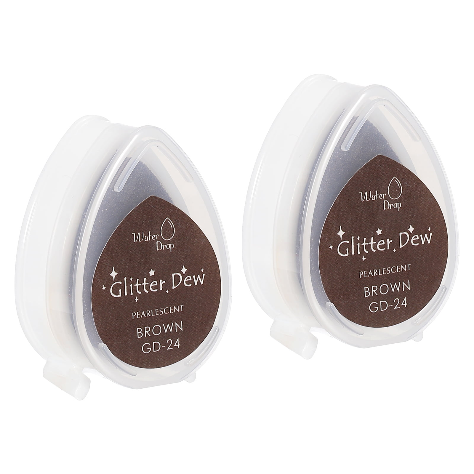 Uxcell Craft Ink Pads for Stamps, 2 Pcs Washable Finger Print Ink Stamp ...