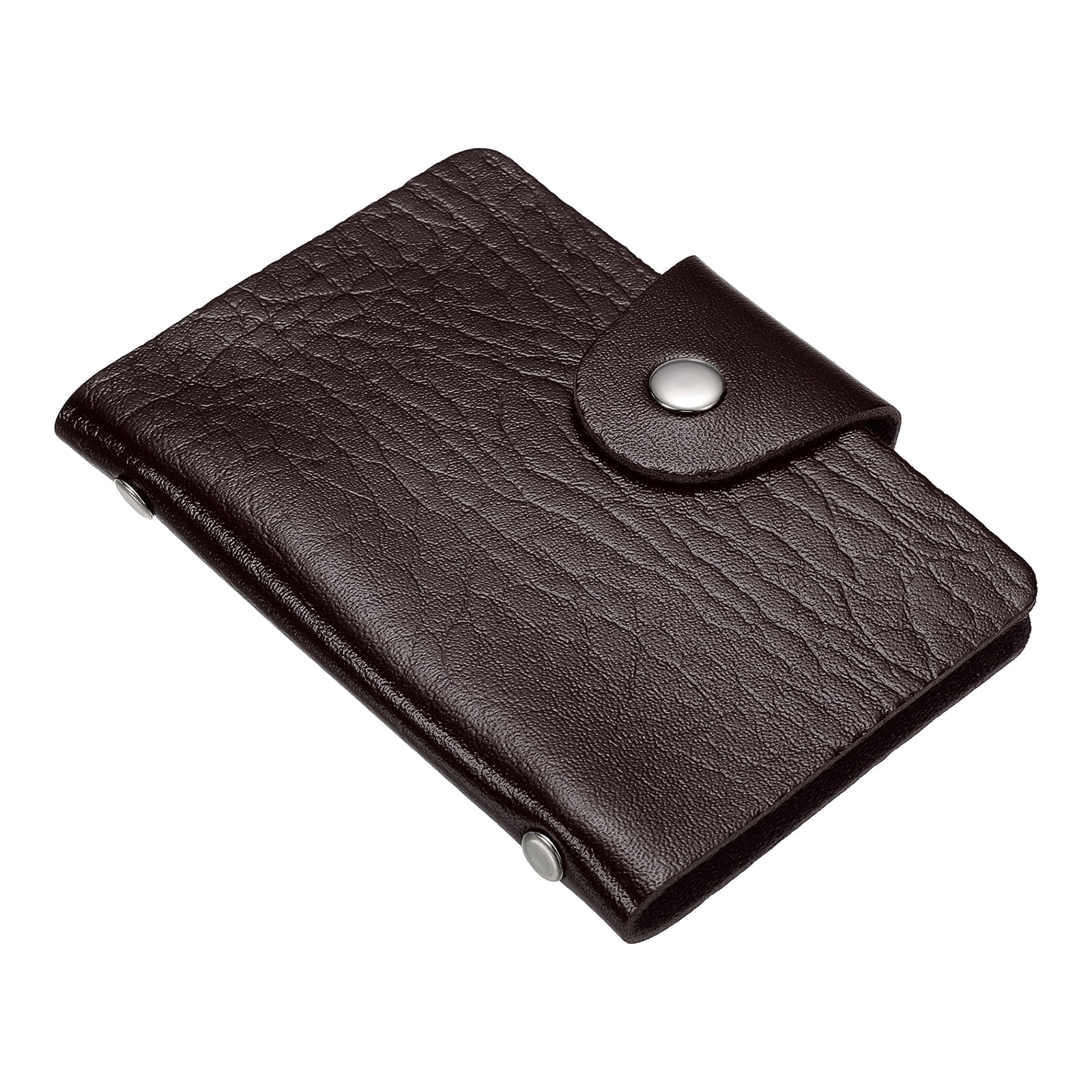 Uxcell Credit Card Holder, 1 Pack Slim Wallet Leather Purse Business ...