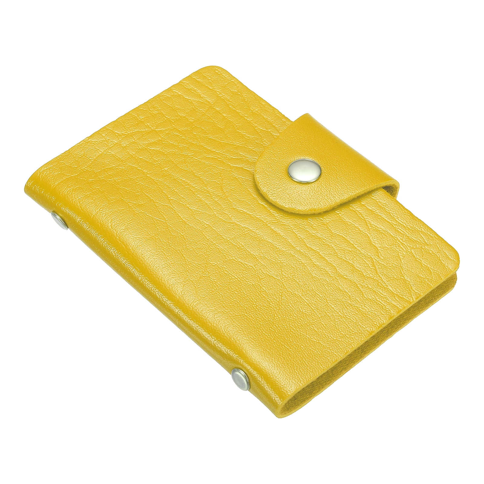 Uxcell Credit Card Holder, 1 Pack Slim Wallet Leather Purse Business ...
