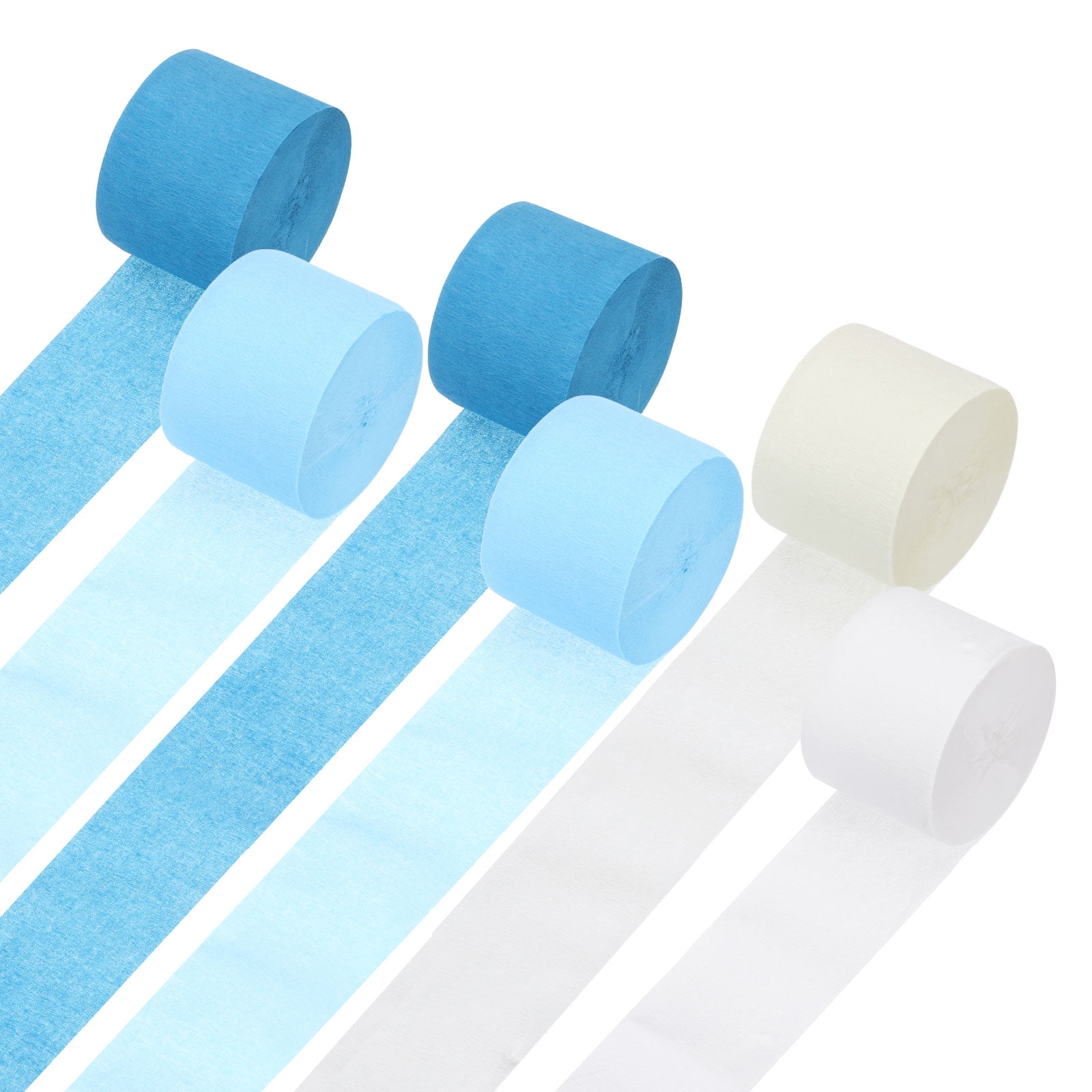 Uxcell Crepe Paper Streamers 6 Rolls 492ft for Birthday Decorations ...