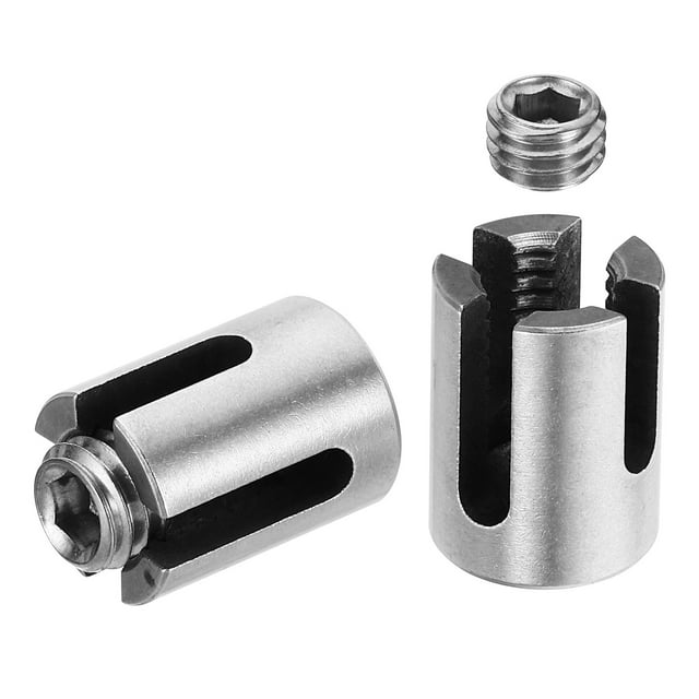 Uxcell Cross Wire Rope Clips, 2 Pack 304 Stainless Steel Cable Clamps ...