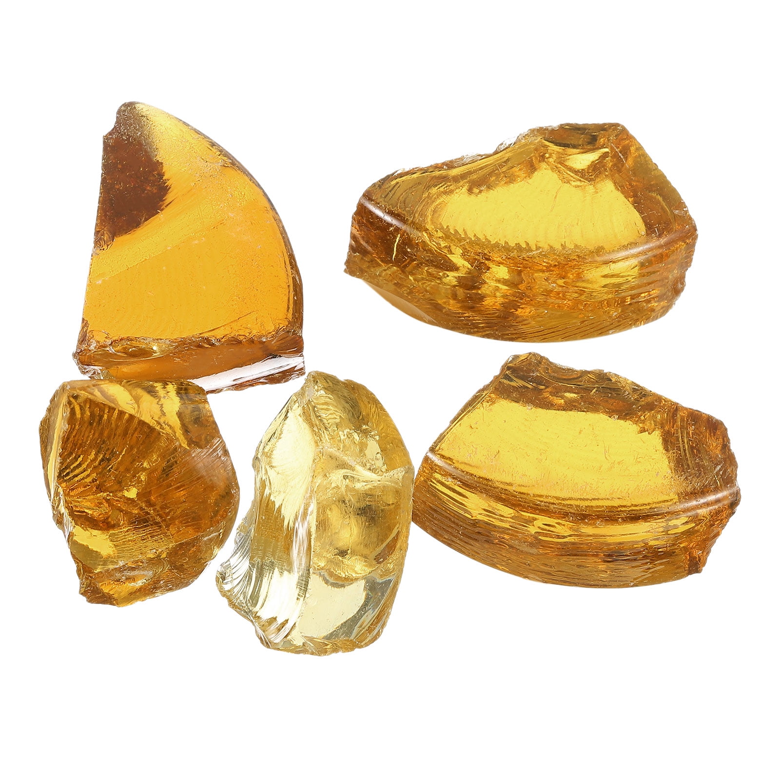 Uxcell Crushed Glass, 3-5mm High Luster Crushed Glass Broken Glass ...