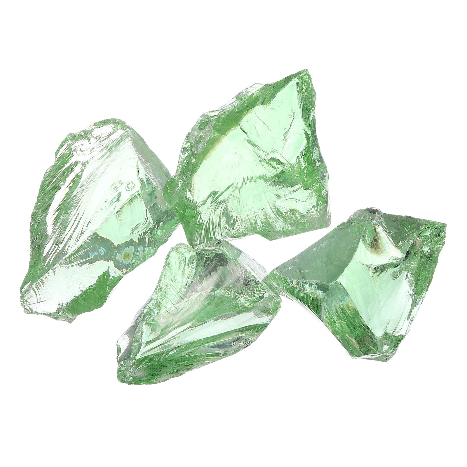Uxcell Crushed Glass, 3-5mm High Luster Crushed Glass Broken Glass ...