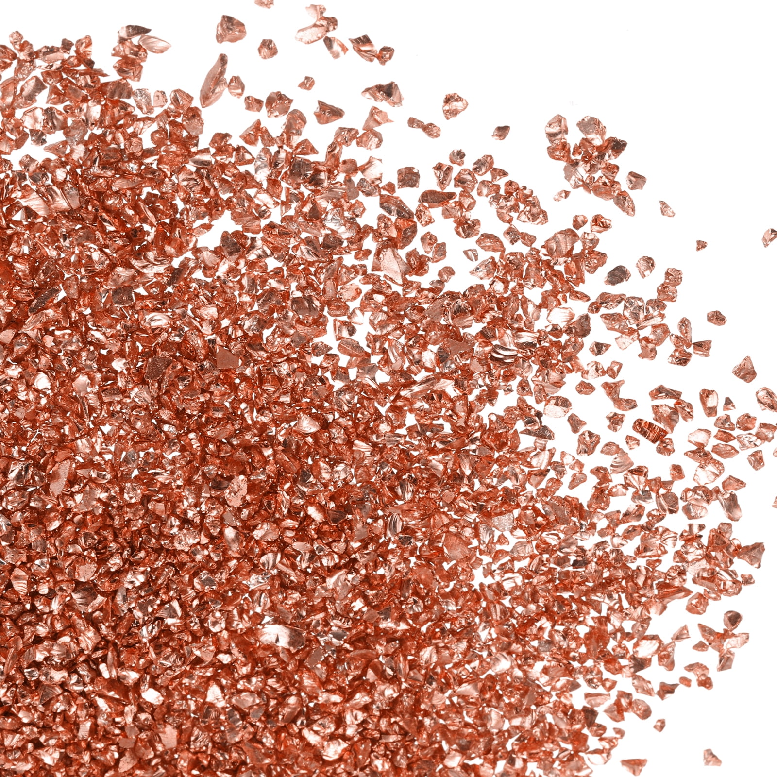 Uxcell Crushed Glass Glitters Colorful Irregular Glass Chips Chunky Light Red - Walmart.com