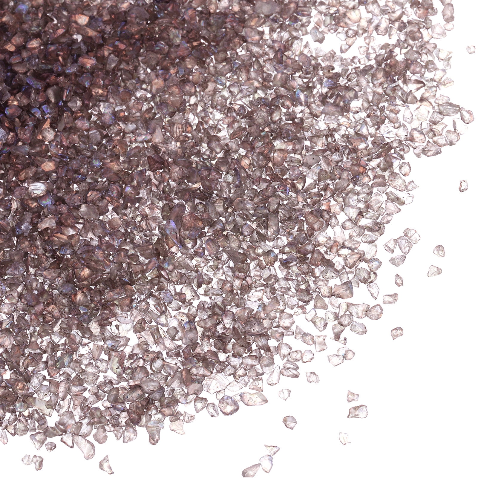 Uxcell Crushed Glass Glitters Colorful Irregular Glass Chips Chunky ...