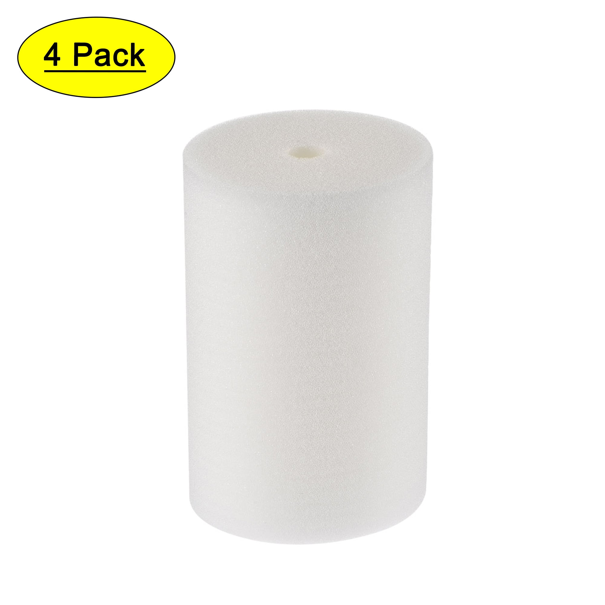 Uxcell Cup Tumbler Foam, White 100x96x140mm for 3/4 Inch PVC Pipe ...