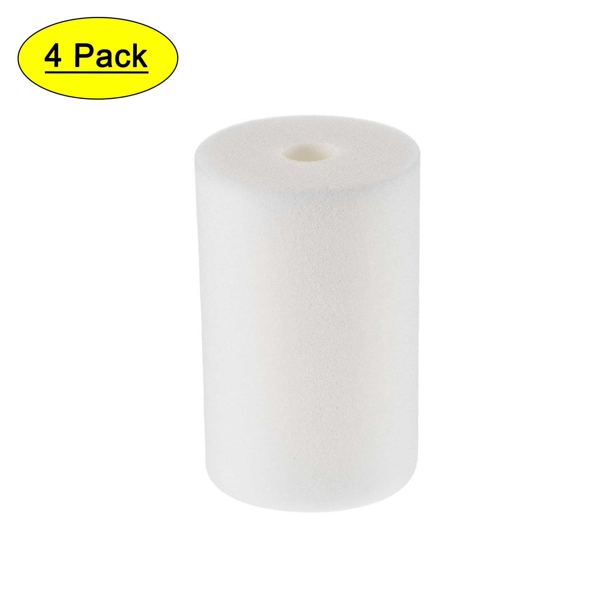 Uxcell Cup Tumbler Foam, White 80x78x123mm for 3/4 Inch PVC Pipe ...