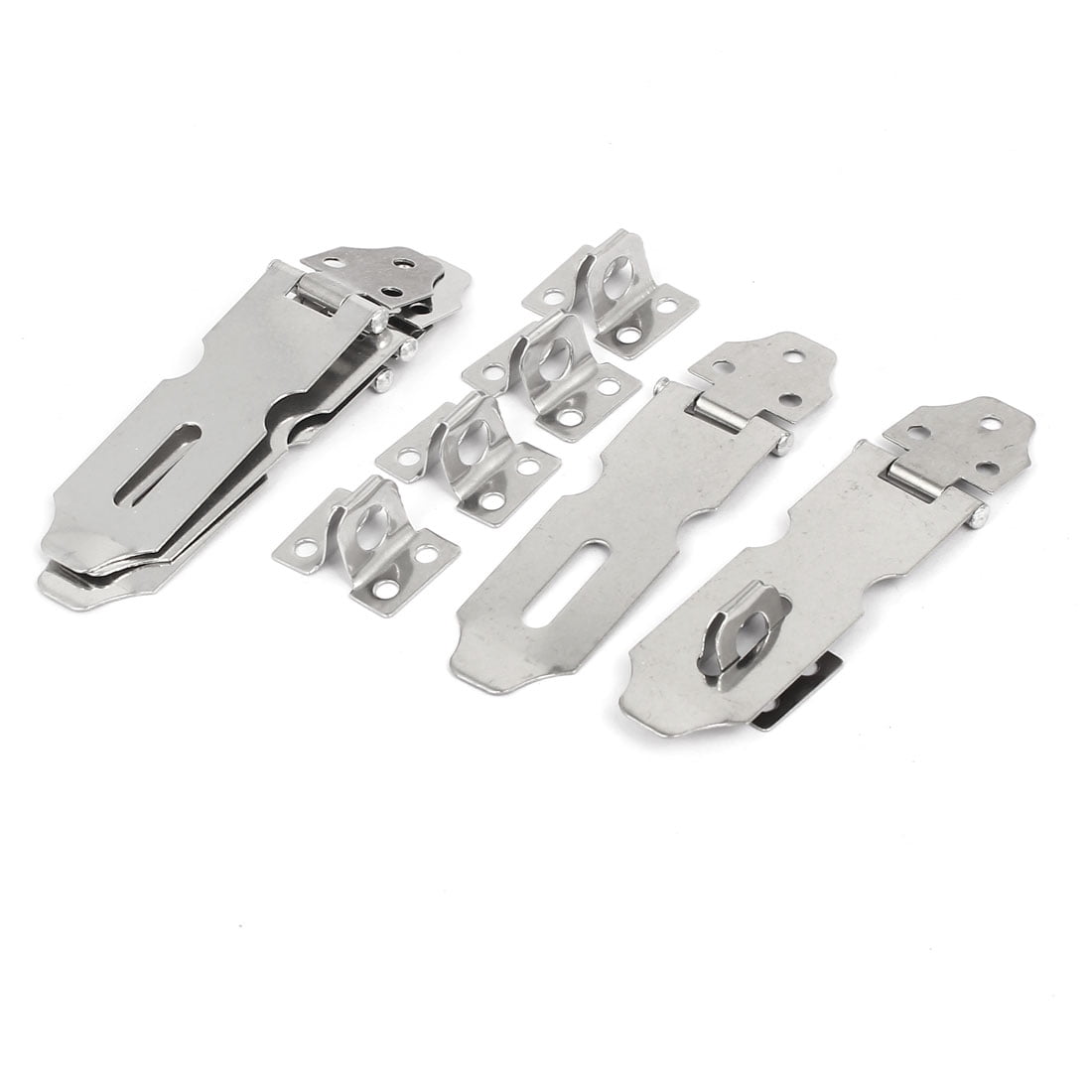 Uxcell Cupboard Drawer Safety Padlock Door Latch Lock Hasp Staples ...