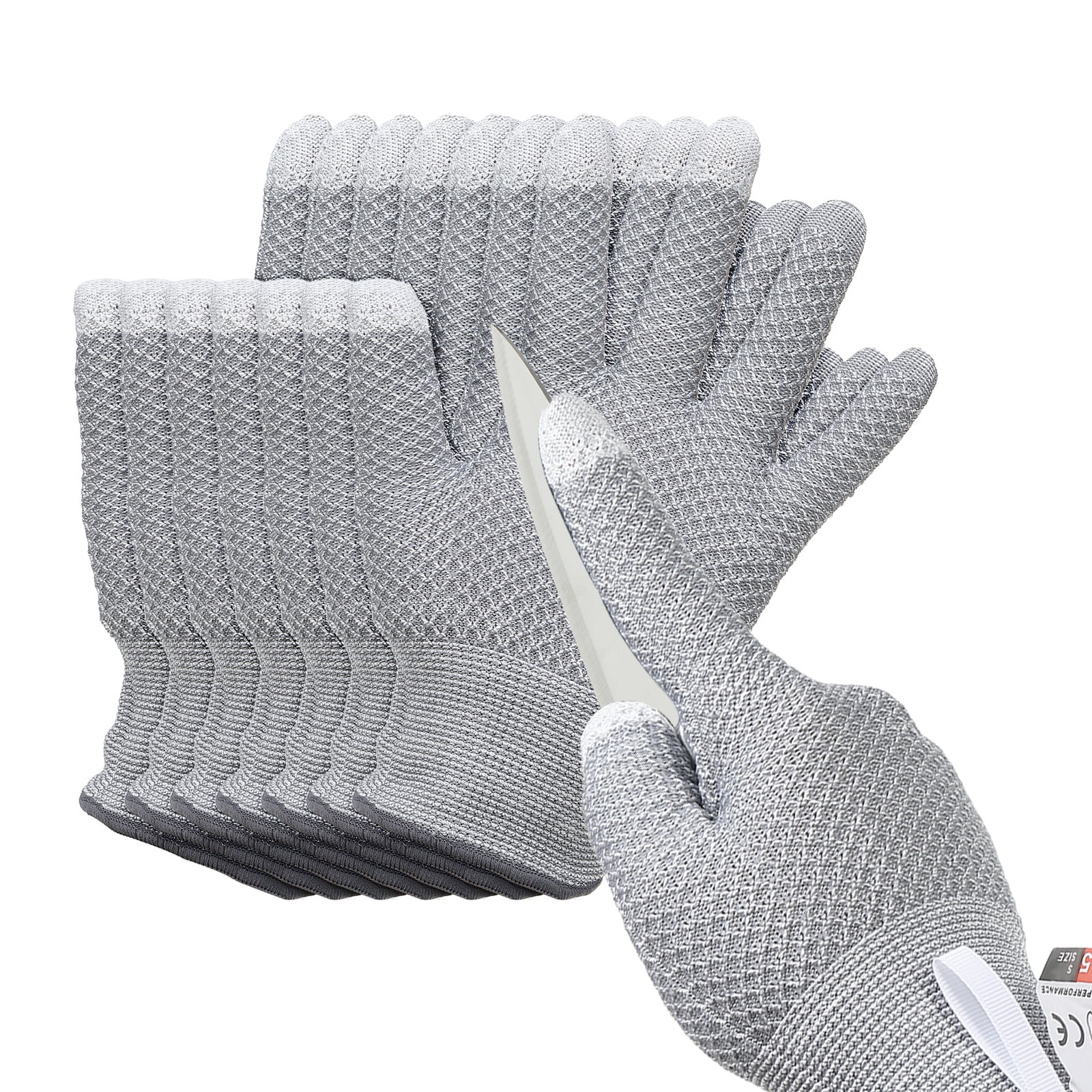 Uxcell Cut Resistant Gloves Touchscreen Level 5 Protection Cutting ...