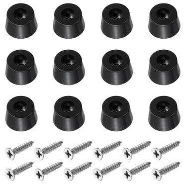 Uxcell 8Pack 12mm/0.47 Glass Table Top Bumpers with Stem for Patio ...