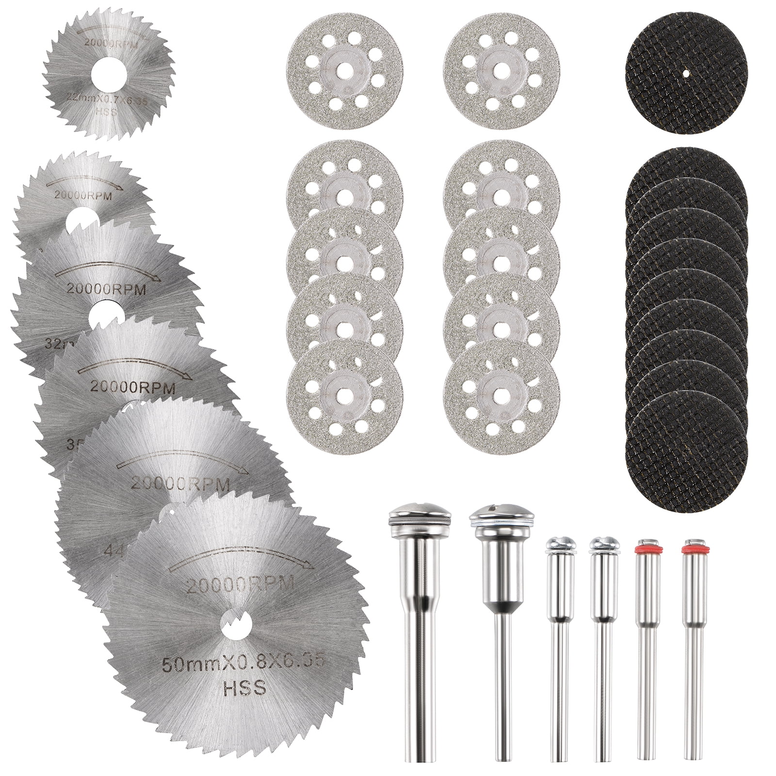 Uxcell Cutting Wheel Set High Speed Steel Diamond Cutting Wheel Resin ...