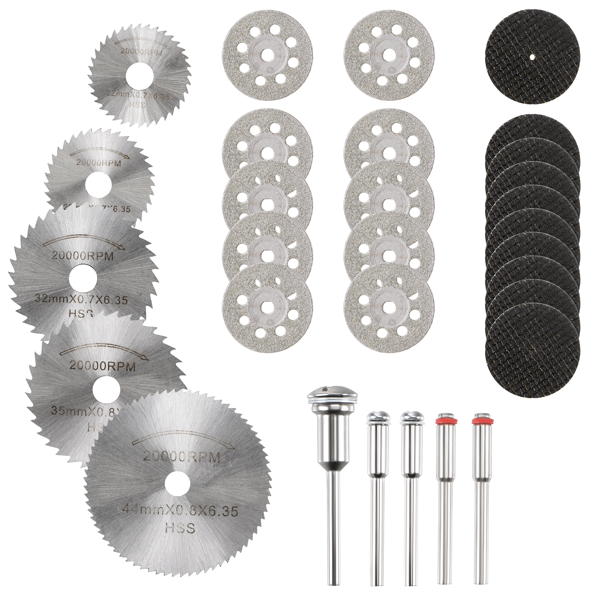 Uxcell Cutting Wheel Set High Speed Steel Diamond Cutting Wheels Resin ...