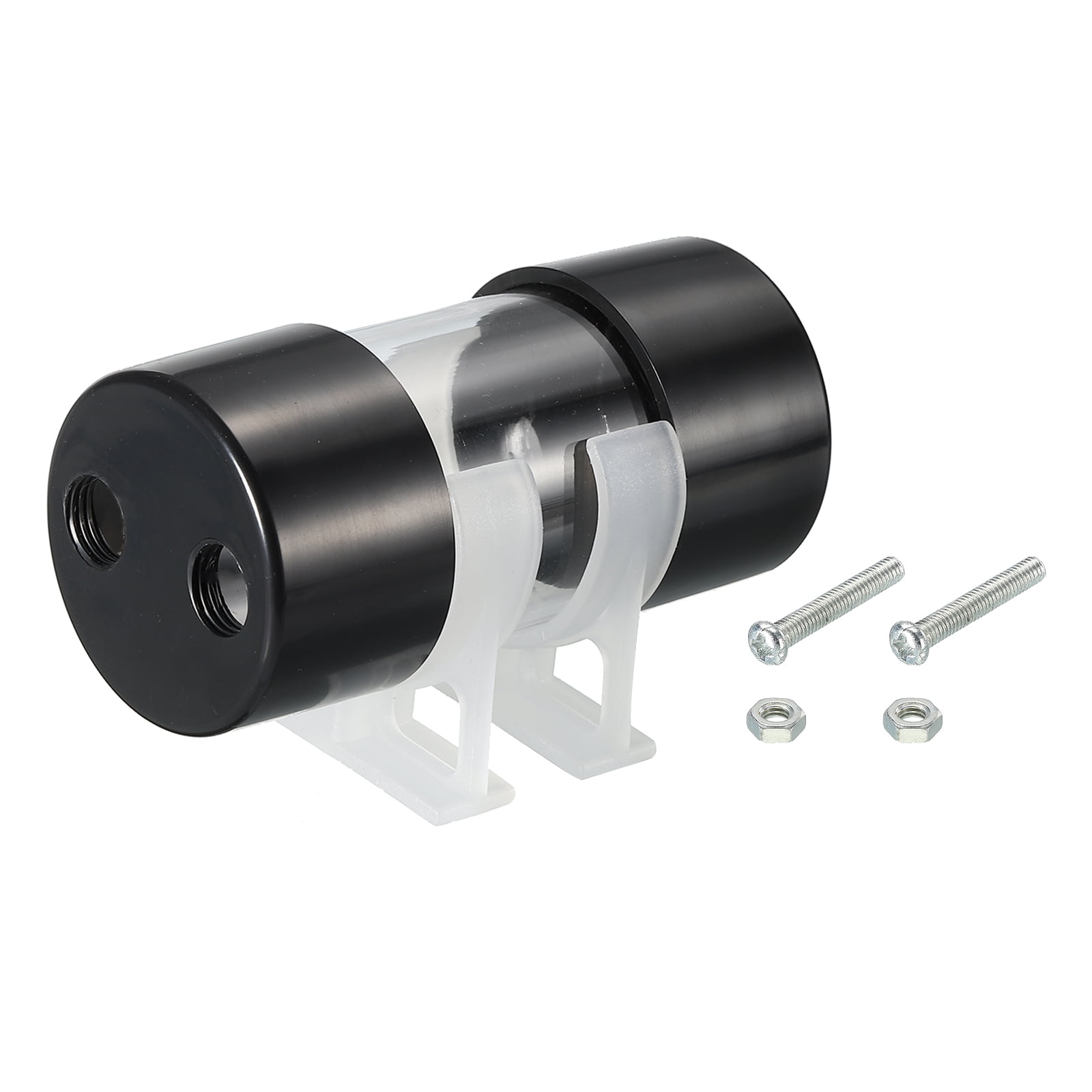 Uxcell Cylindrical Water Cooling Tank G1/4" Dia 50mm Length 100mm Clear ...