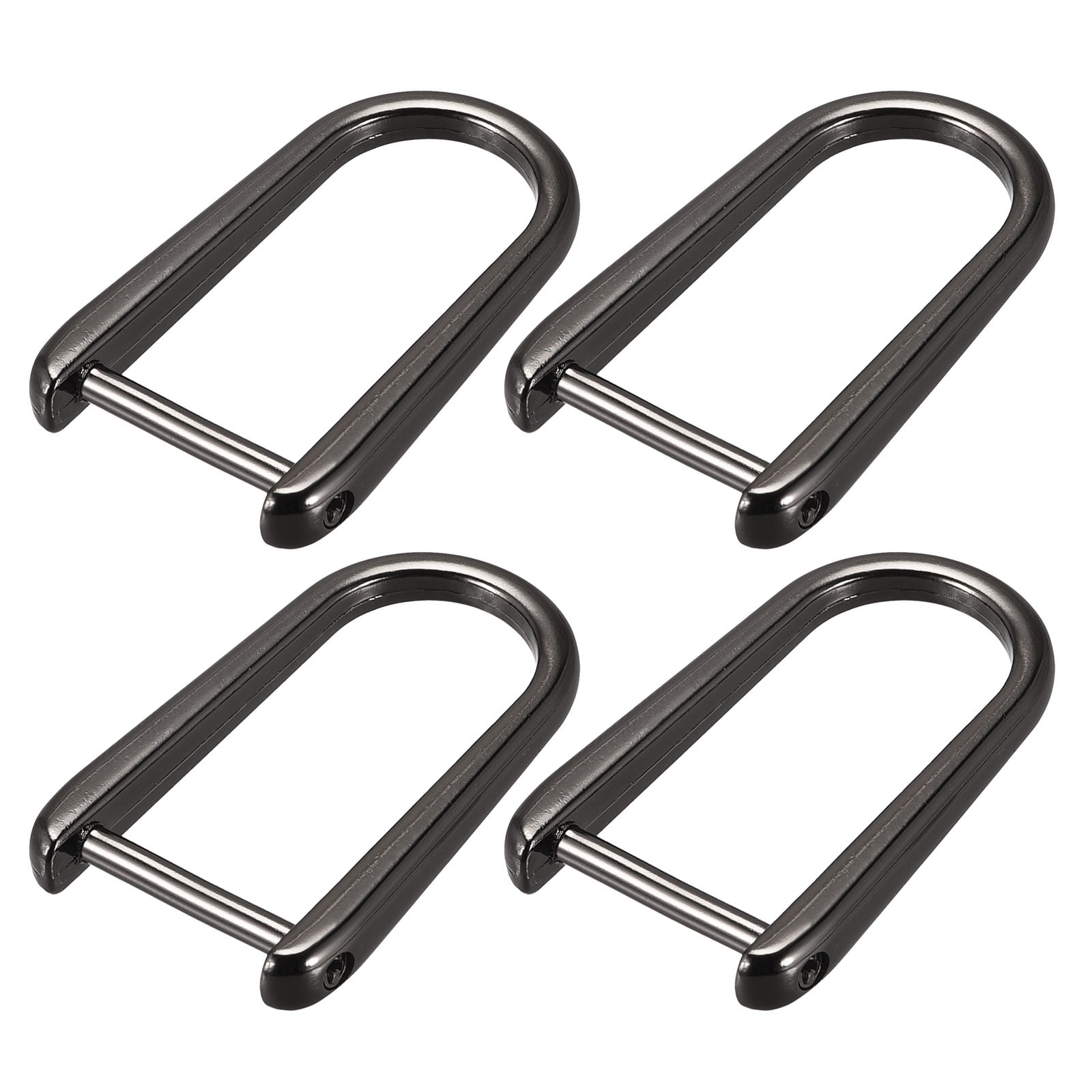 Uxcell D-Rings Screw in Shackle, 4Pack 45mm Horseshoe U Shape D Ring ...