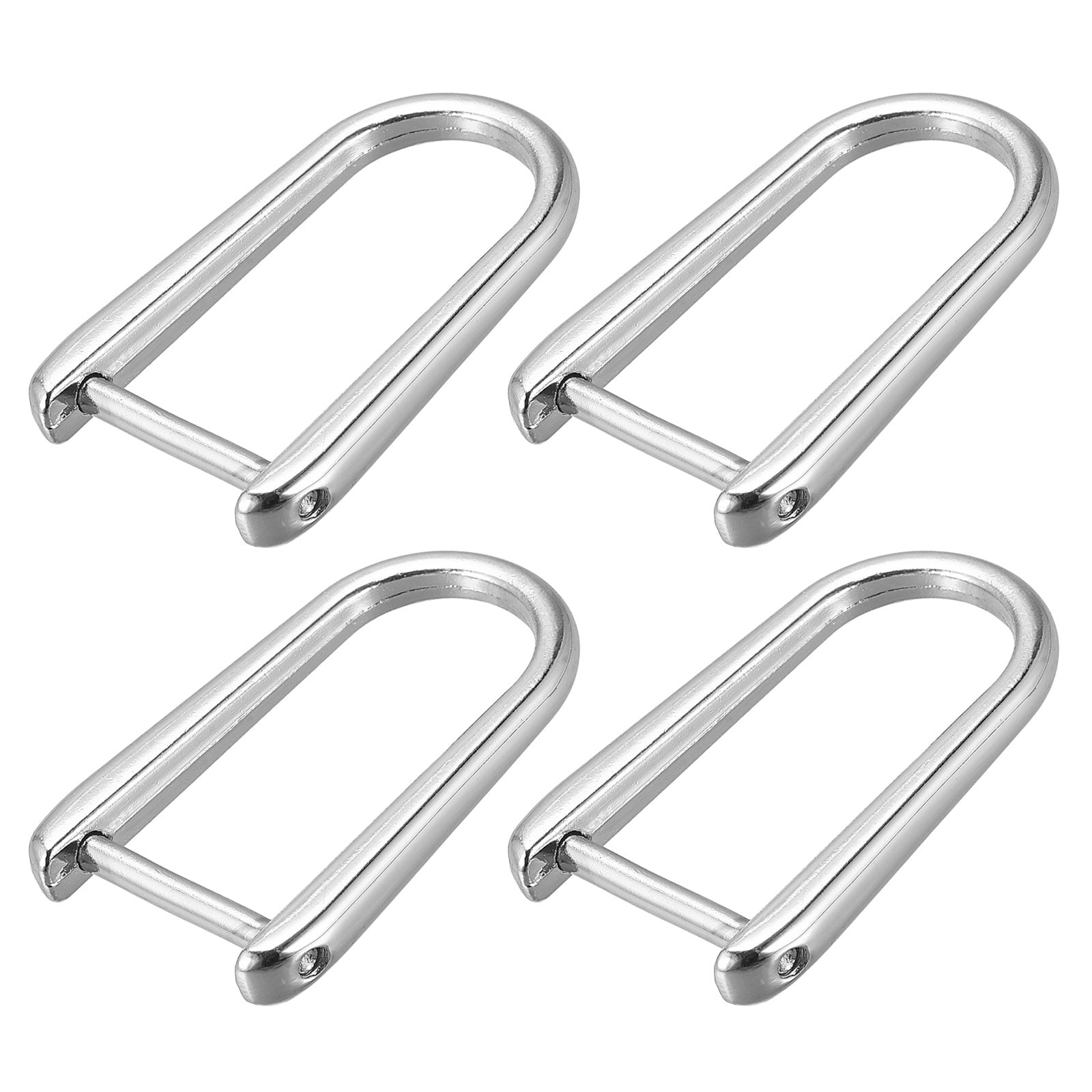 Uxcell D-Rings Screw in Shackle, 4Pack 45mm Horseshoe U Shape D Ring ...